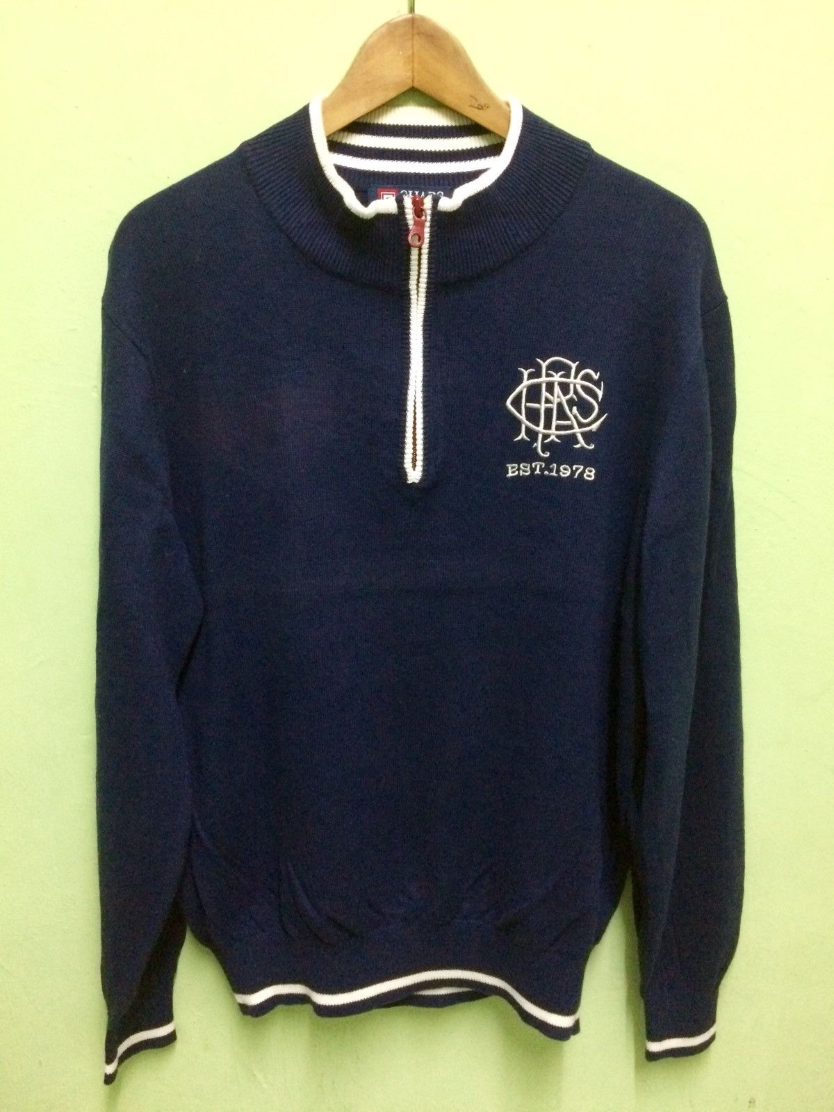 Chaps Ralph Lauren Nice!!Chaps by Ralph Lauren Knitwear Embroidery Logo ...