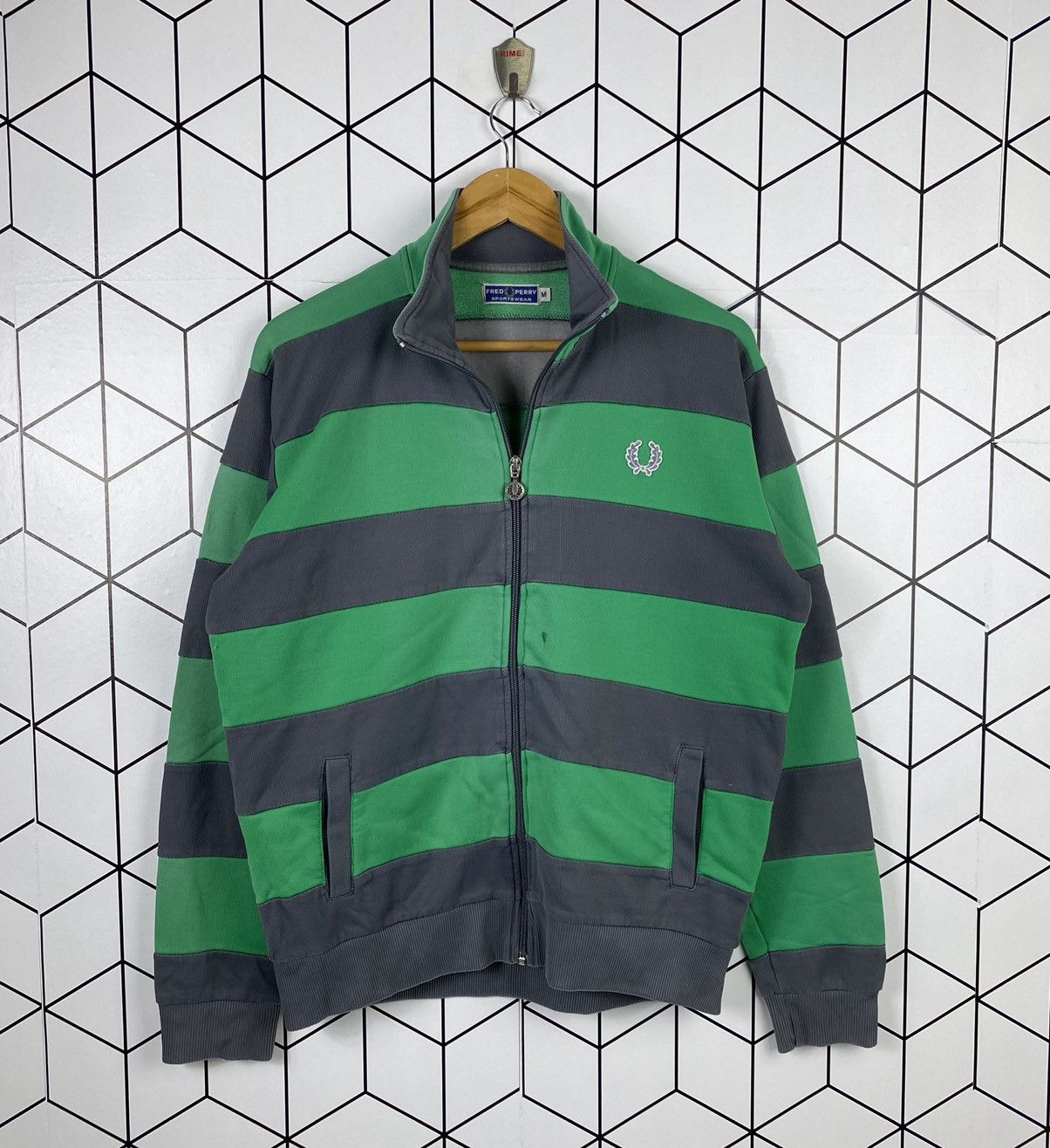 Fred Perry FRED PERRY JACKET STRIPE FULL ZIPPER | Grailed