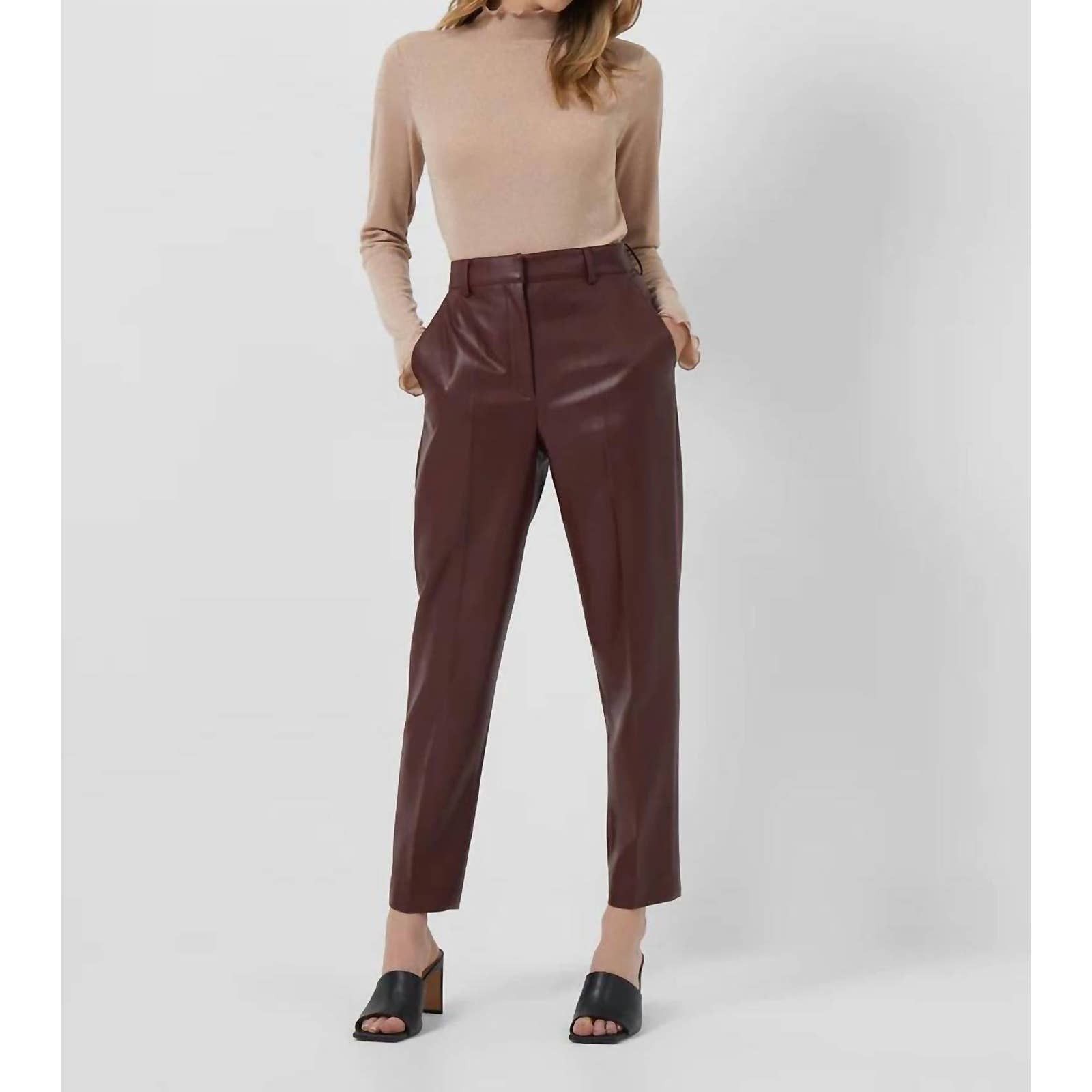 French Connection NEW FRENCH CONNECTION Crolenda Vegan Leather Tapered ...