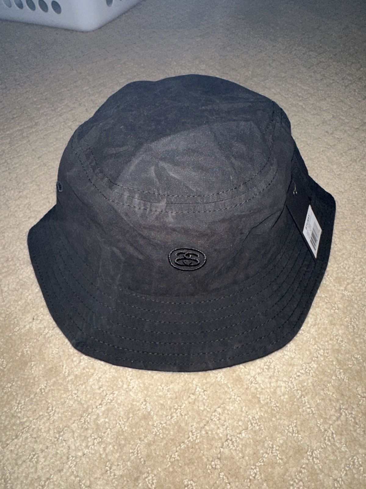 Stussy Stussy Double S Logo Waxed Bucket Hat | Grailed