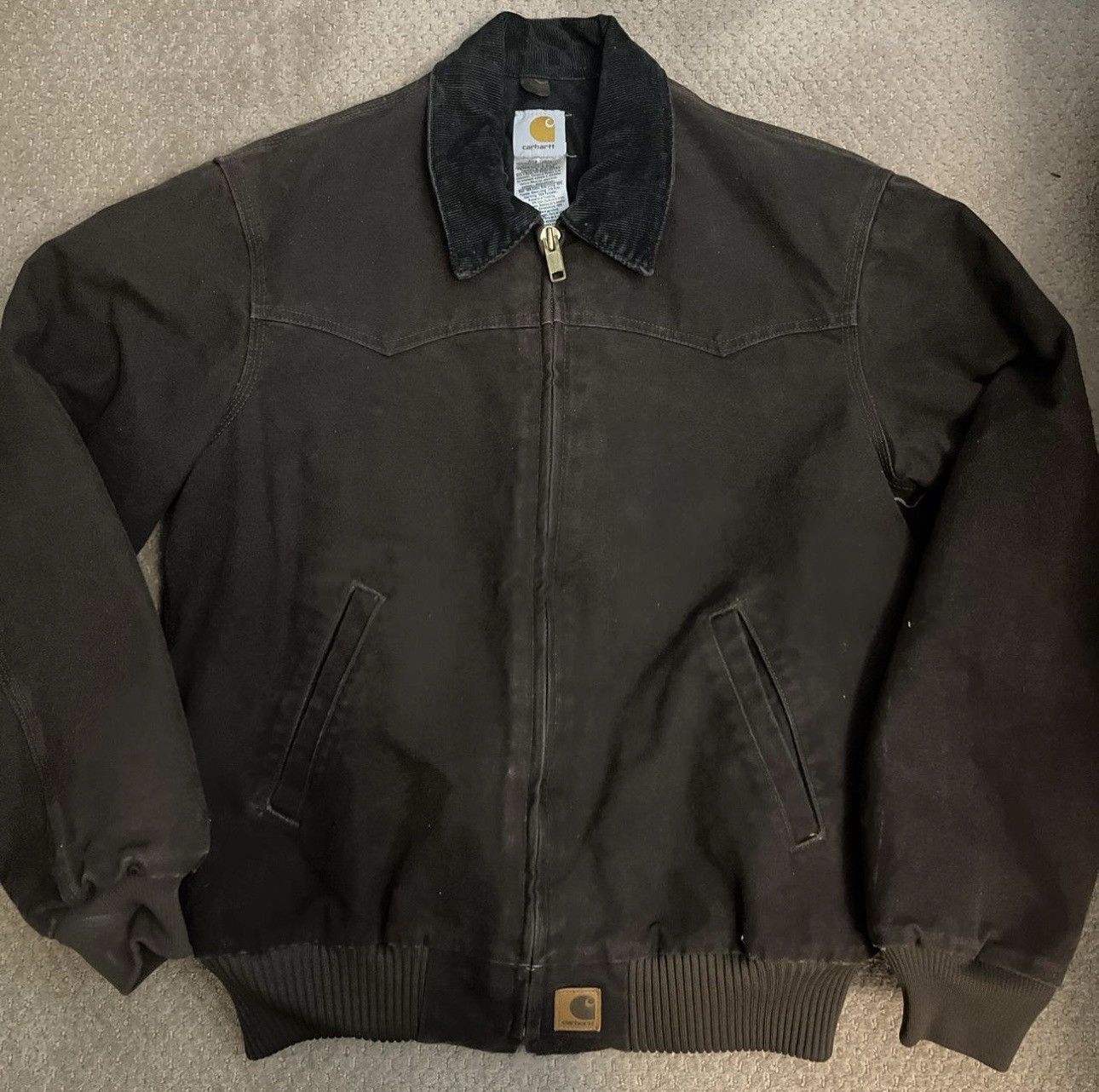 Carhartt Carhartt J14 Santa Fe Work Jacket Dark Brown Medium | Grailed