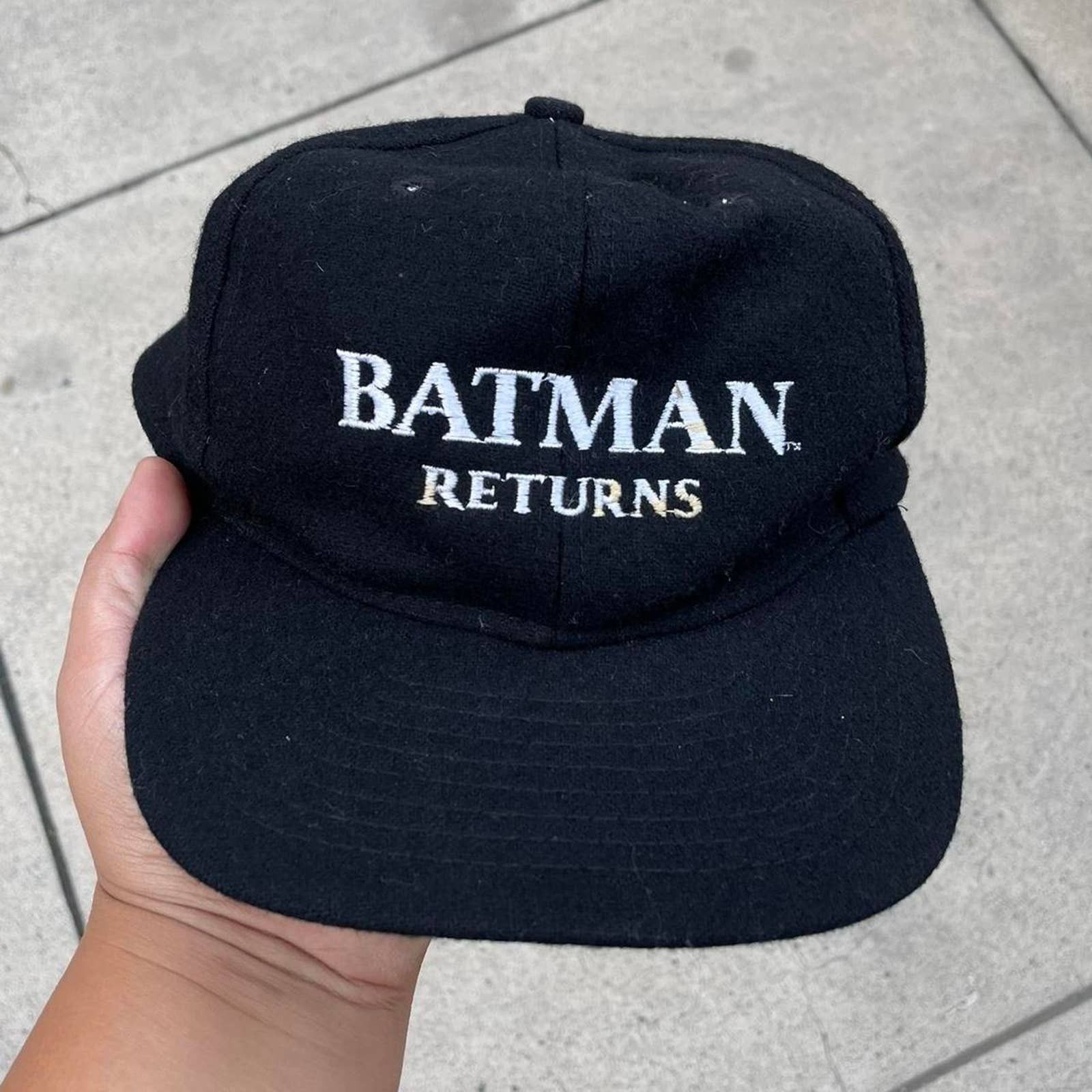Vintage Vintage batman returns tim burton movie 90s SnapBack hat | Grailed