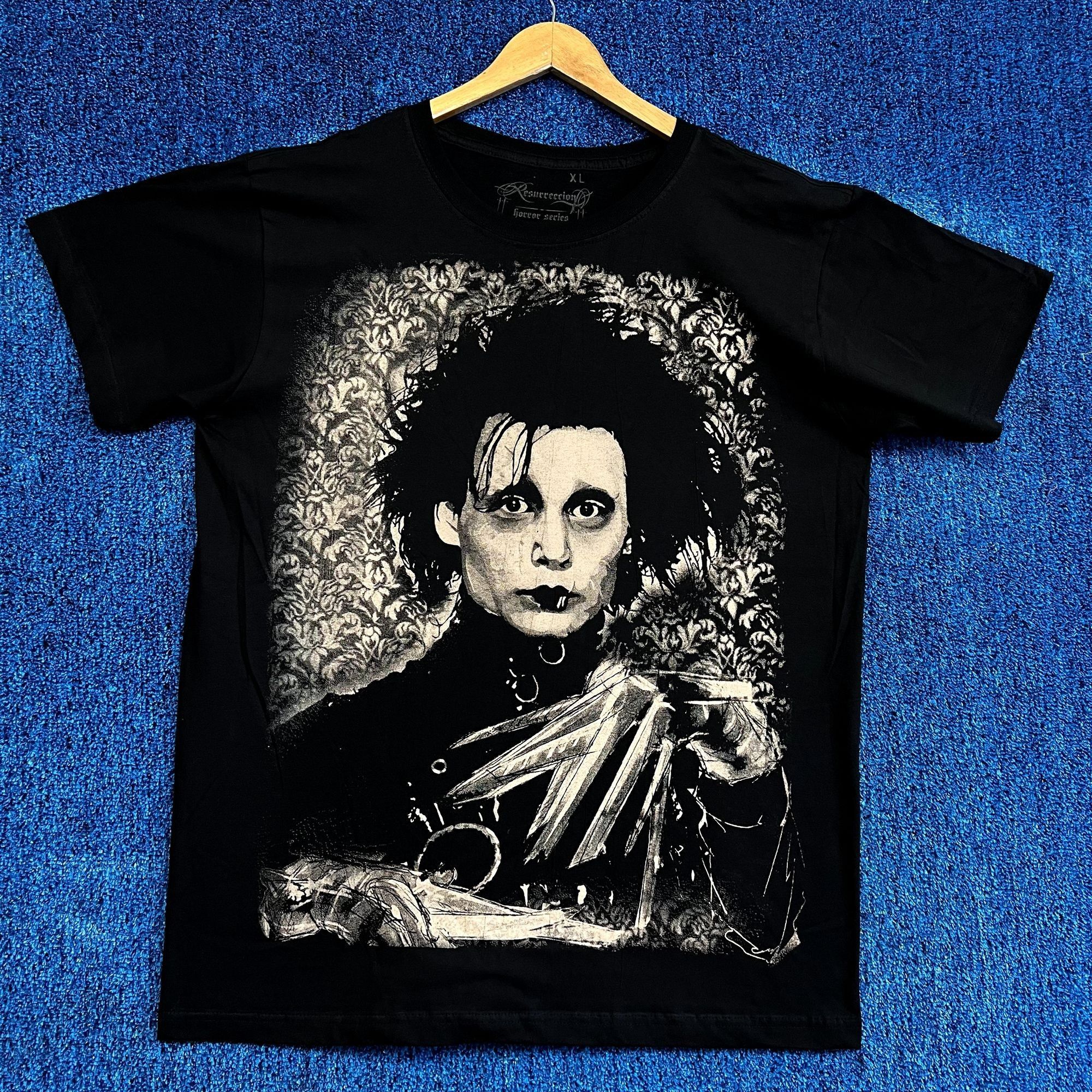 Very Rare Edward Scissorhands Goth Portrait Horror Series Tee XL | Grailed