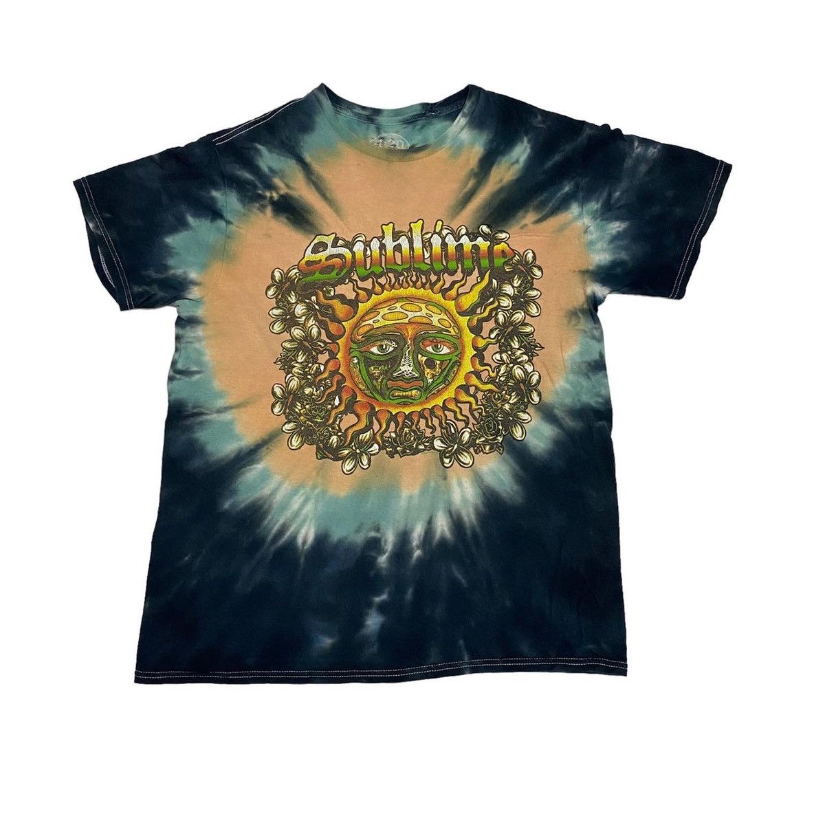 Band Tees × Sublime × Vintage Band sublime tie dye rasta design | Grailed