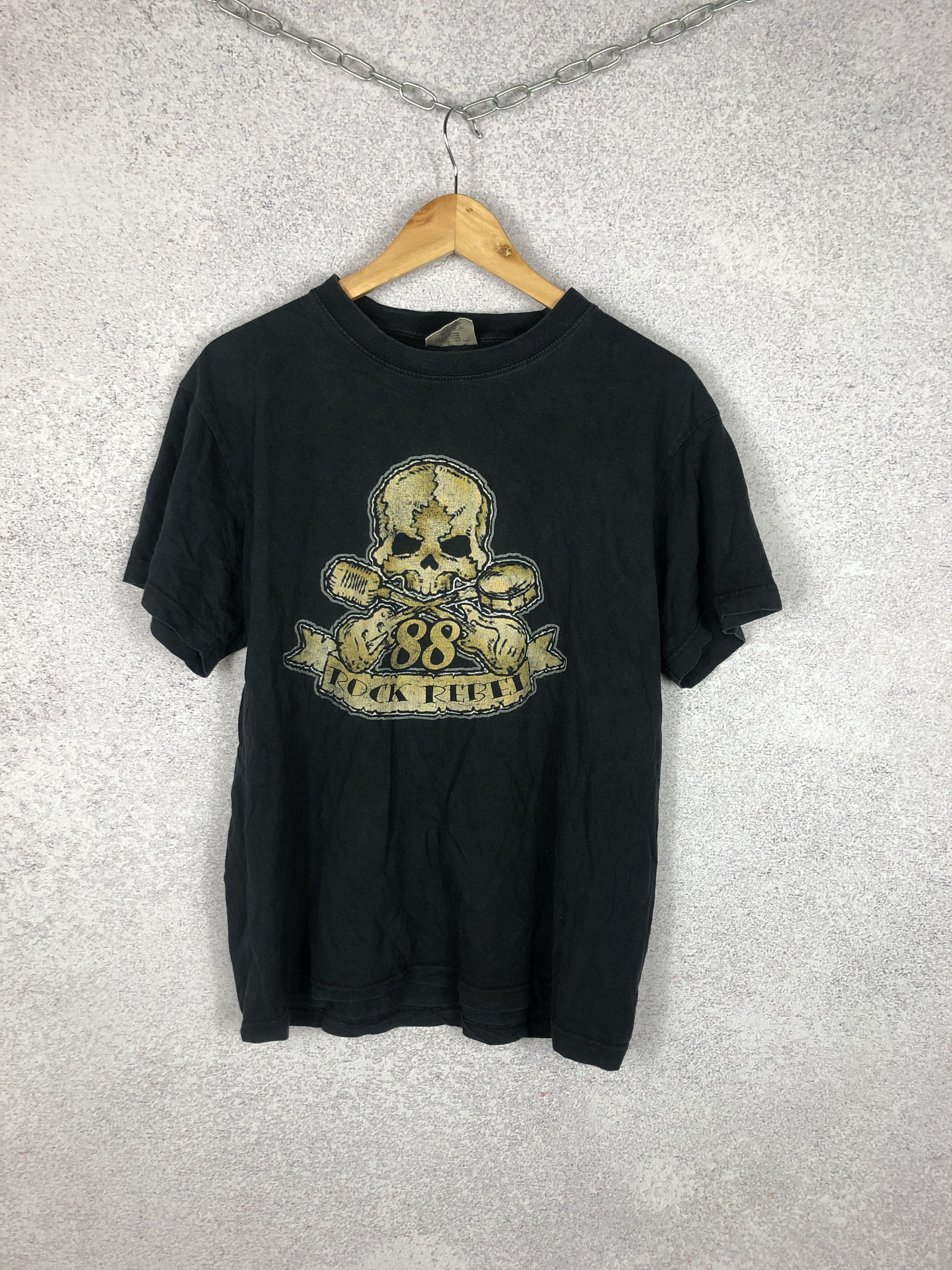 Band Tees × Vintage Vintage Rock Rabel Skull Band Tee Shirt | Grailed