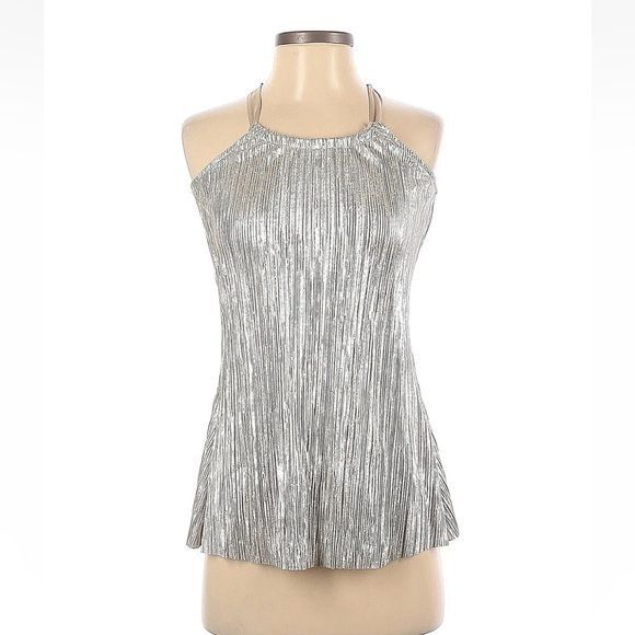 Other Outback Red Silver and Gold Metallic Halter Top | Grailed