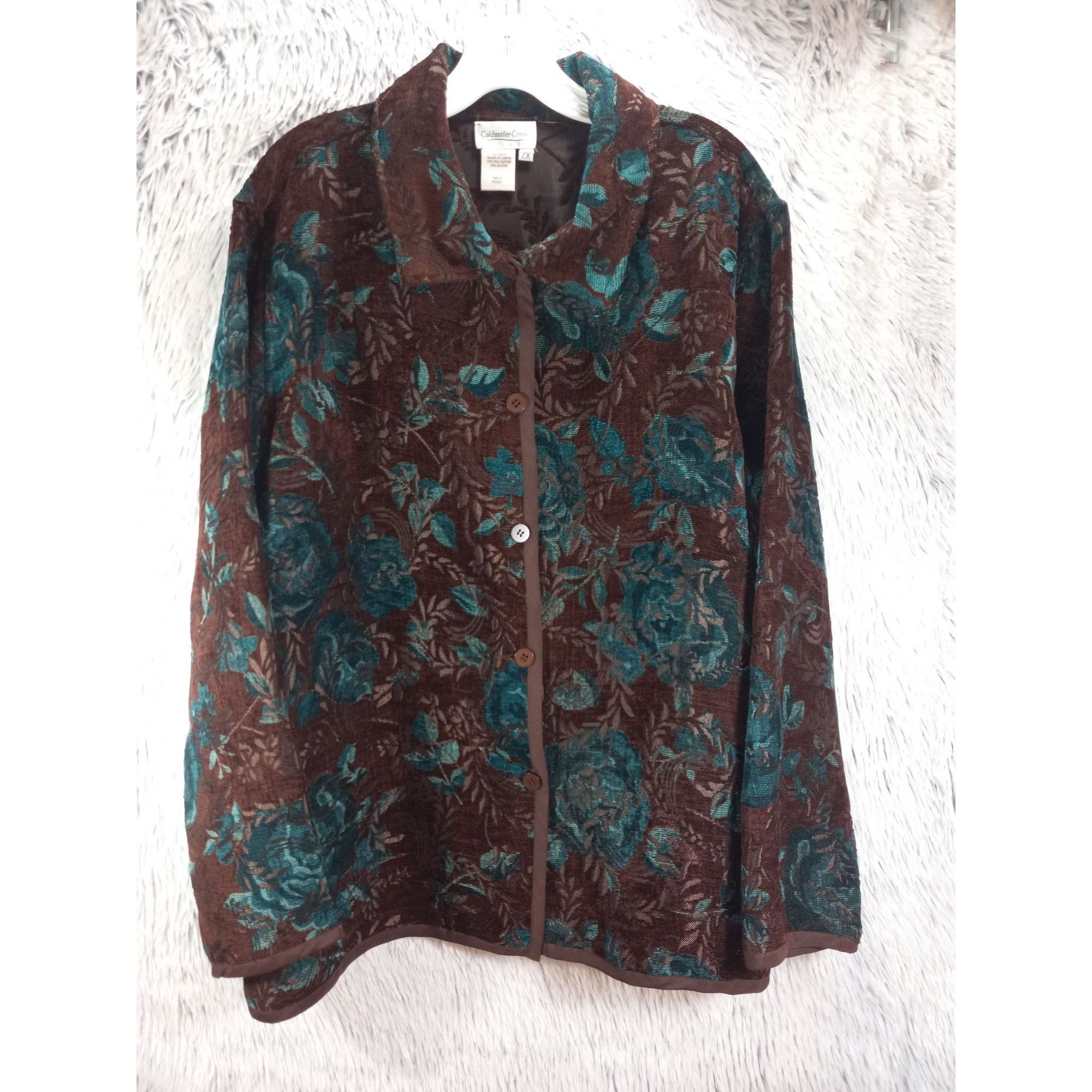 Coldwater Creek Vintage Coldwater Creek Jacket Womans XXL Brown ...