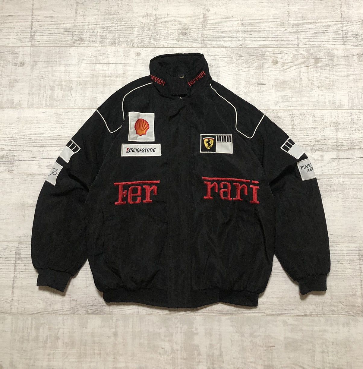 Ferrari × Racing × Vintage Vintage Ferrari F-1 Racing Bomber Jacket ...
