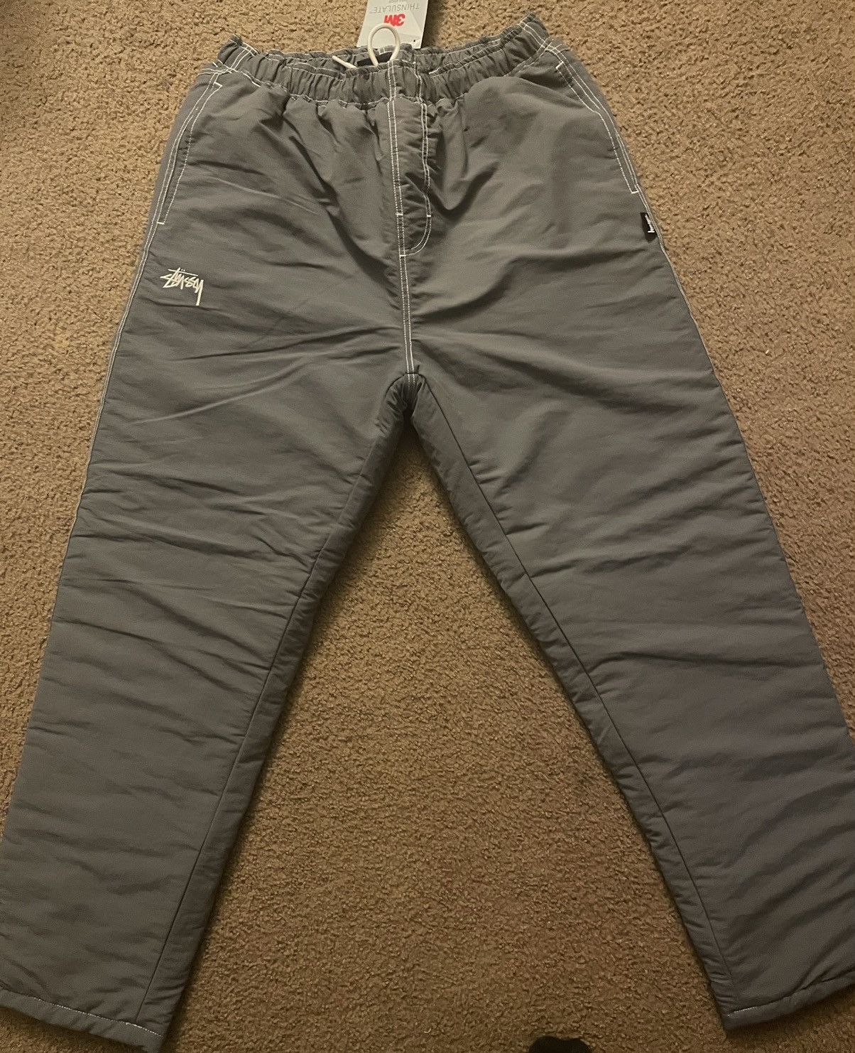Stussy Stussy Grey Baggy Beach Pant | Grailed