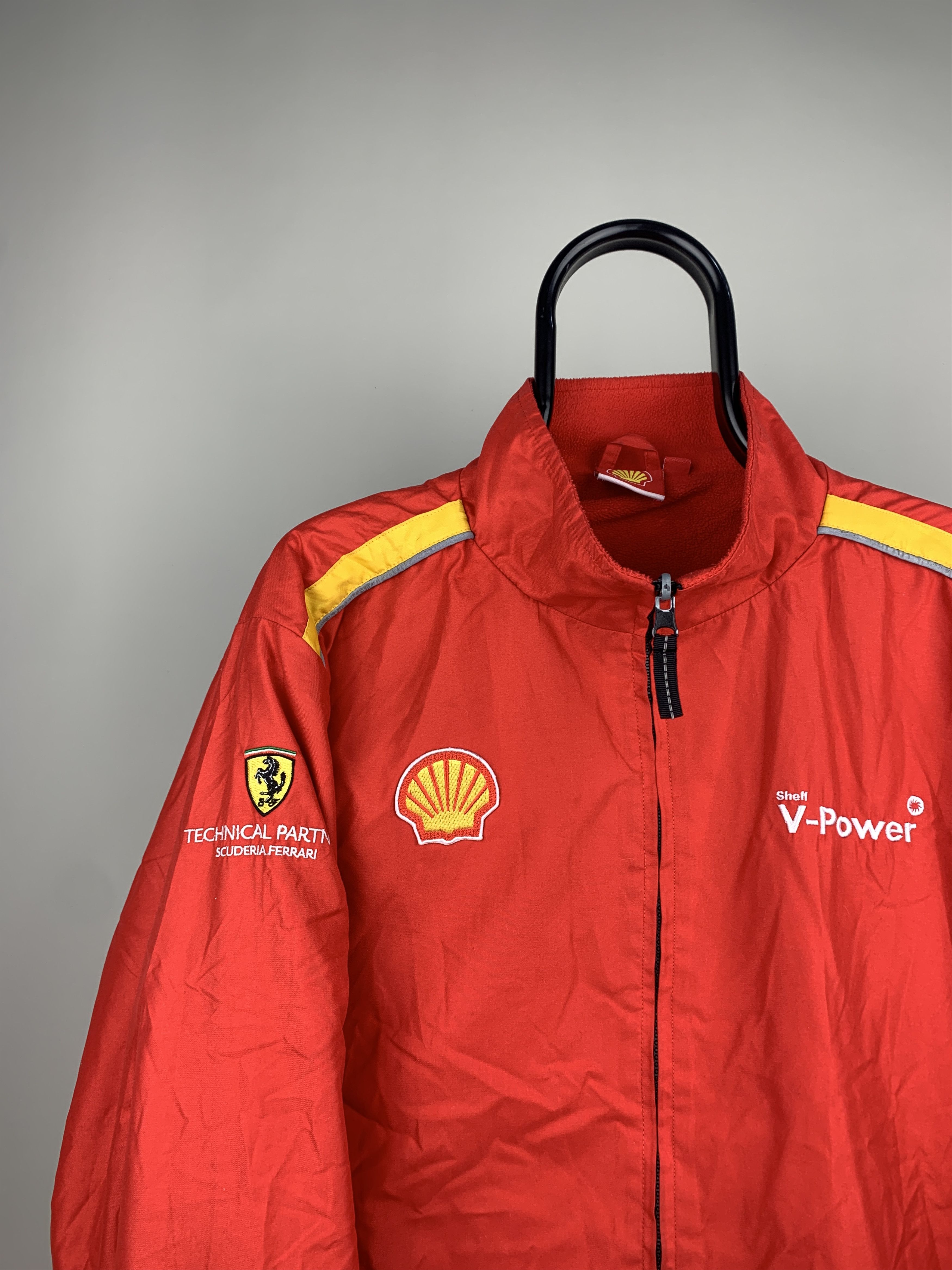 Ferrari × MOTO × Racing Ferrari Shell Racing MOTO Light Jacket Bomber ...
