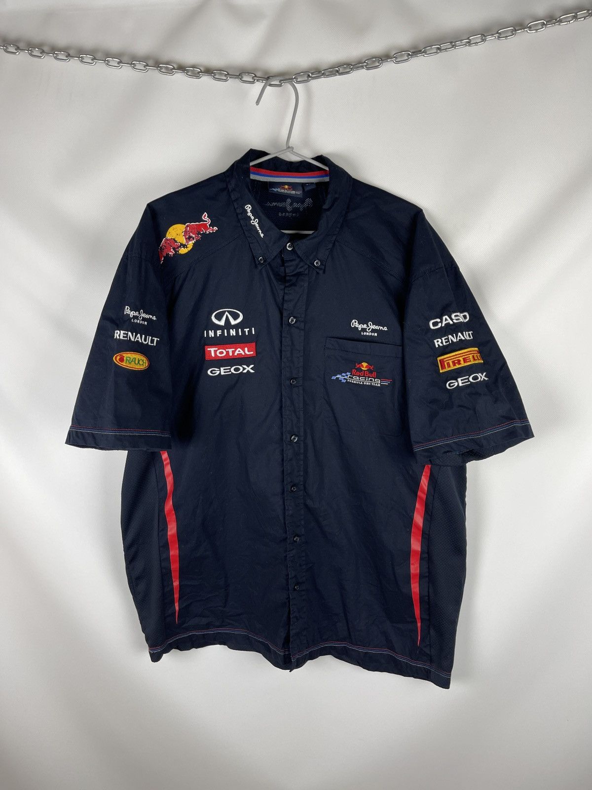 Pepe Jeans Red Bull Racing Formula One team Pepe jeans shirt big logo ...