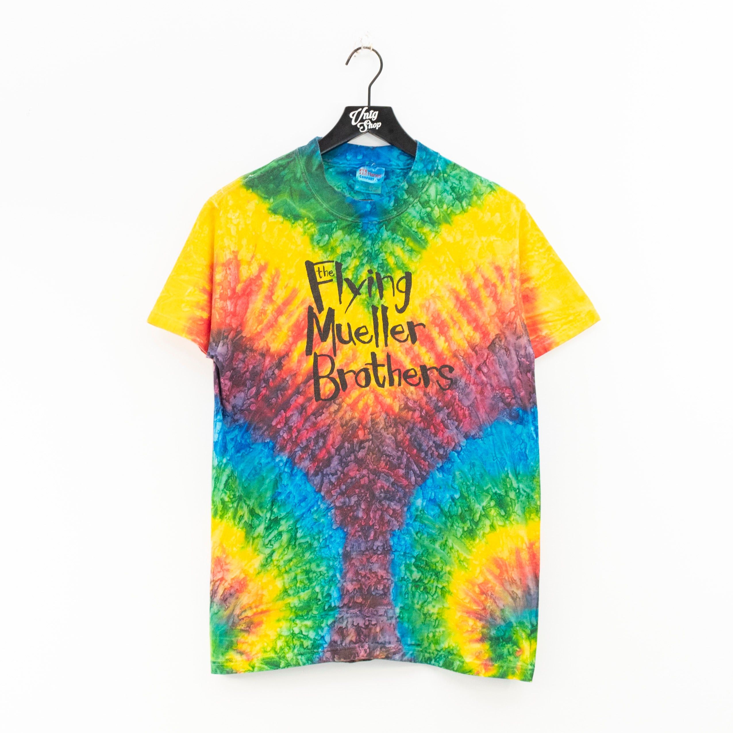 Band Tees × Vintage Y2K The Flying Mueller Brothers T-Shirt Size Medium ...