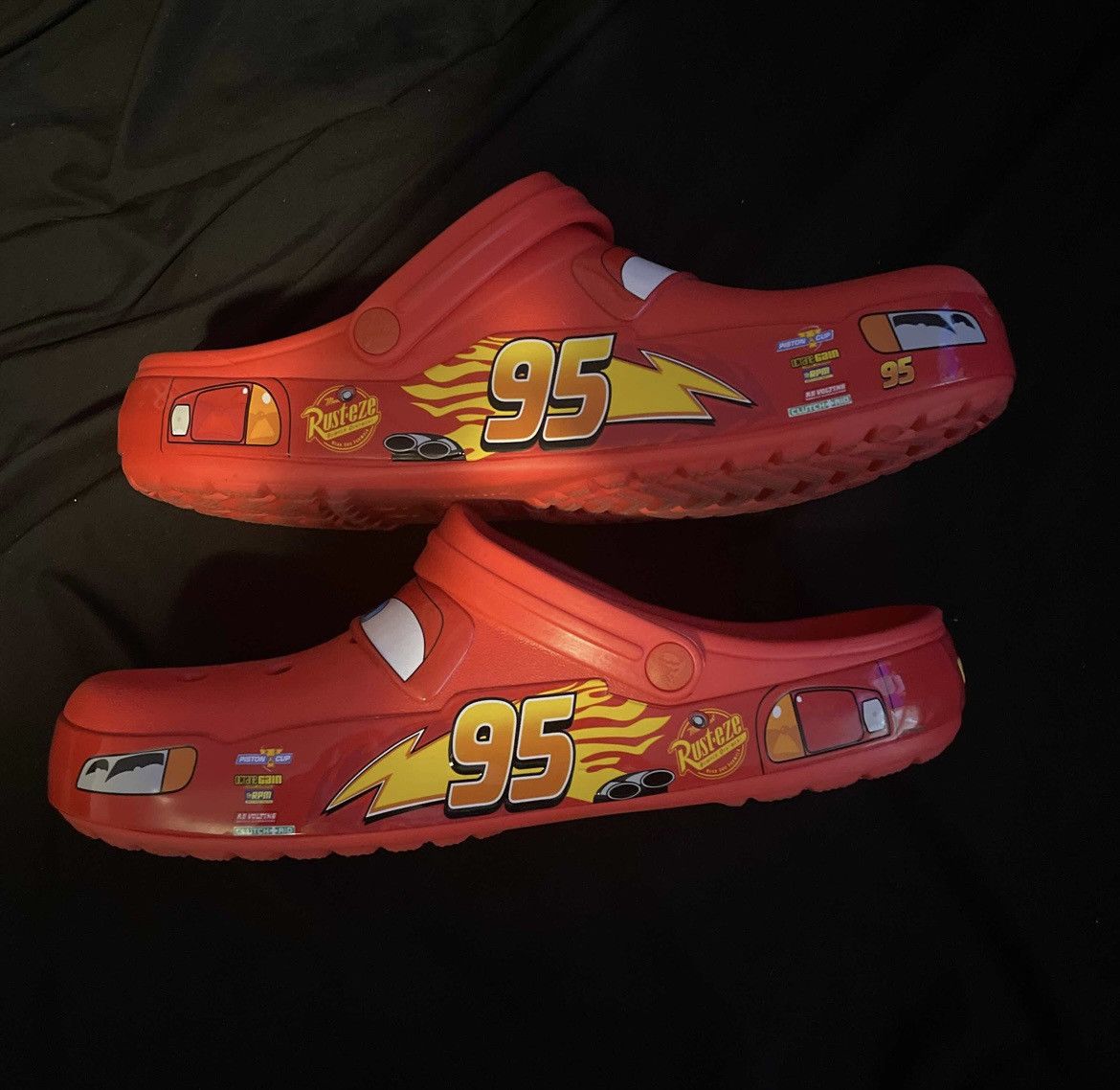 Crocs Lightning Mcqueen Light Up Crocs | Grailed