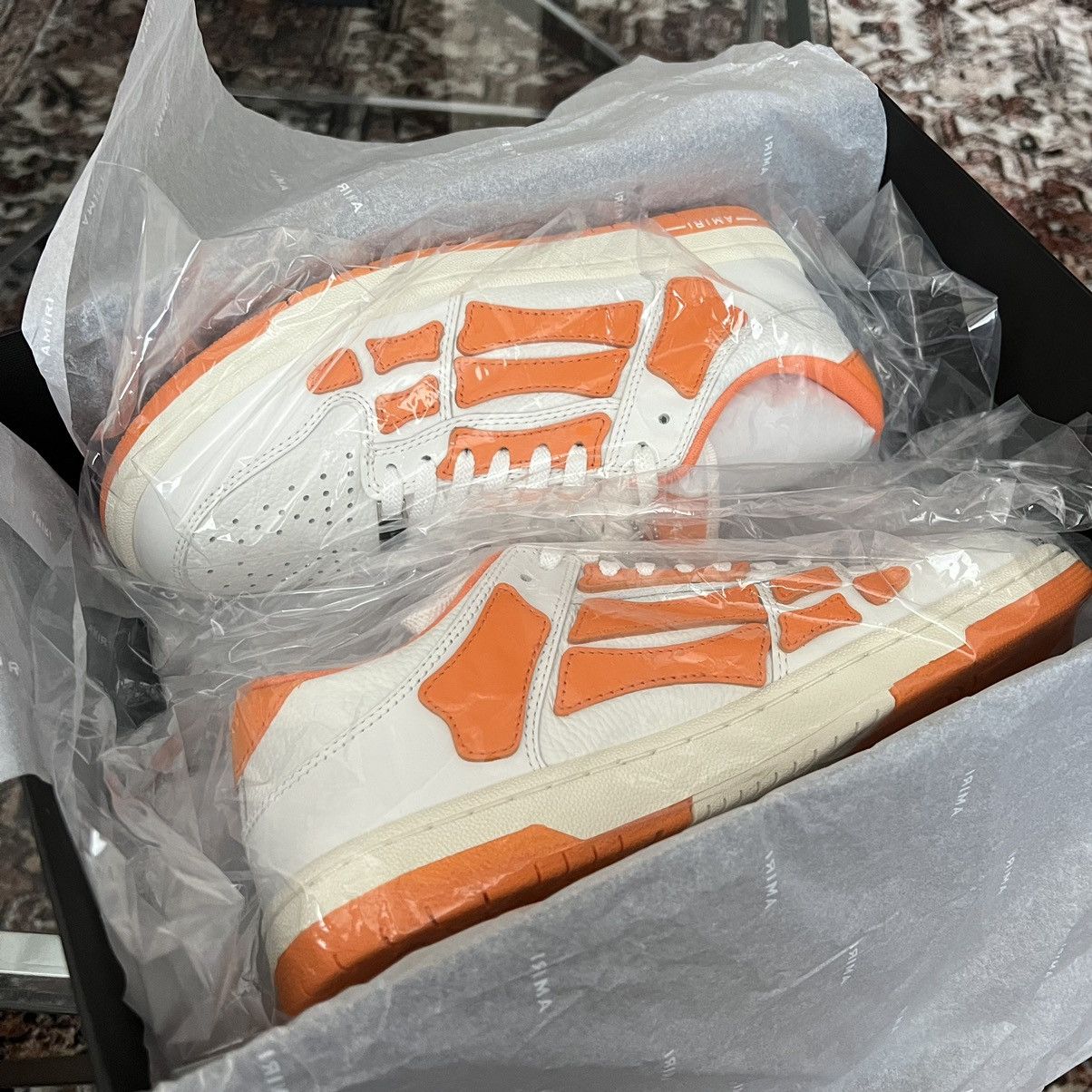 Amiri Amiri skel bone low top sneakers | Grailed