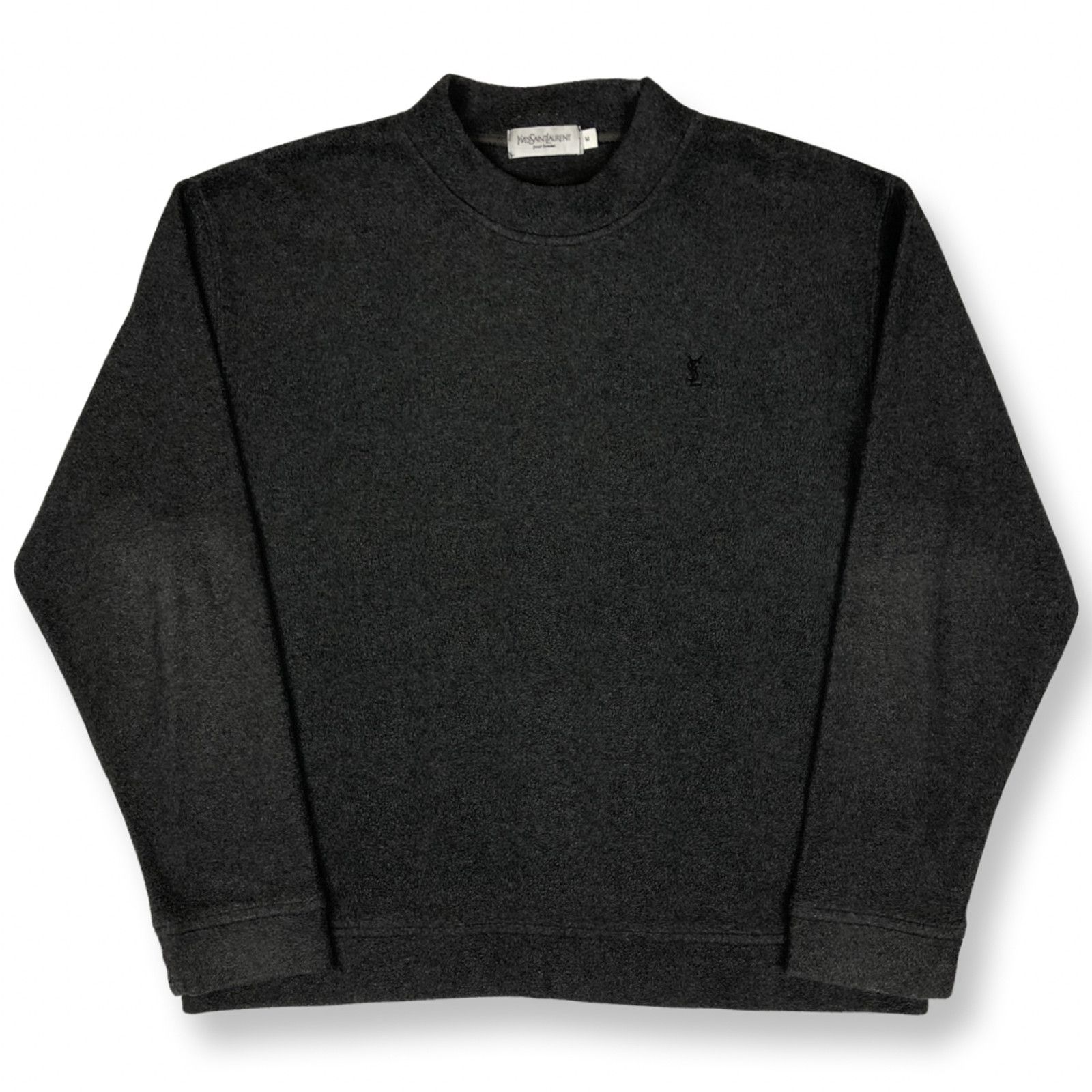 Yves Saint Laurent YSL Fleece Yves Saint Laurent Sweater Logo | Grailed