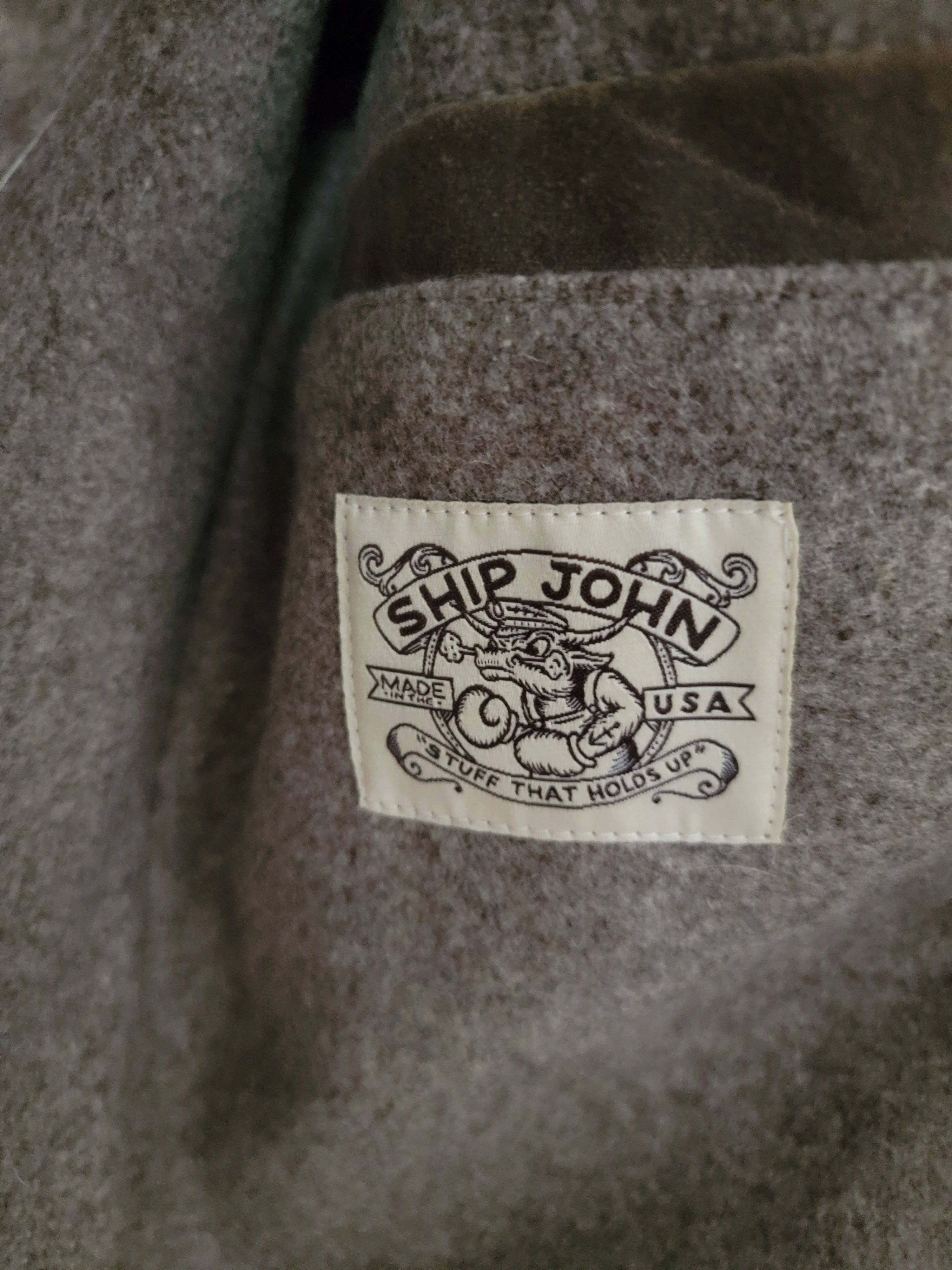 Dehen 1920 × Ship John Dehen x Ship John Hopkins waxed canvas jacket ...