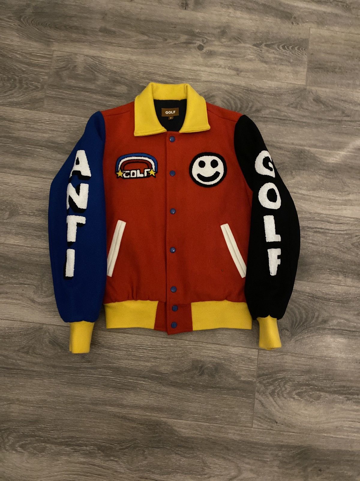 Golf Wang Golf wang anti golf varsity jacket | Grailed