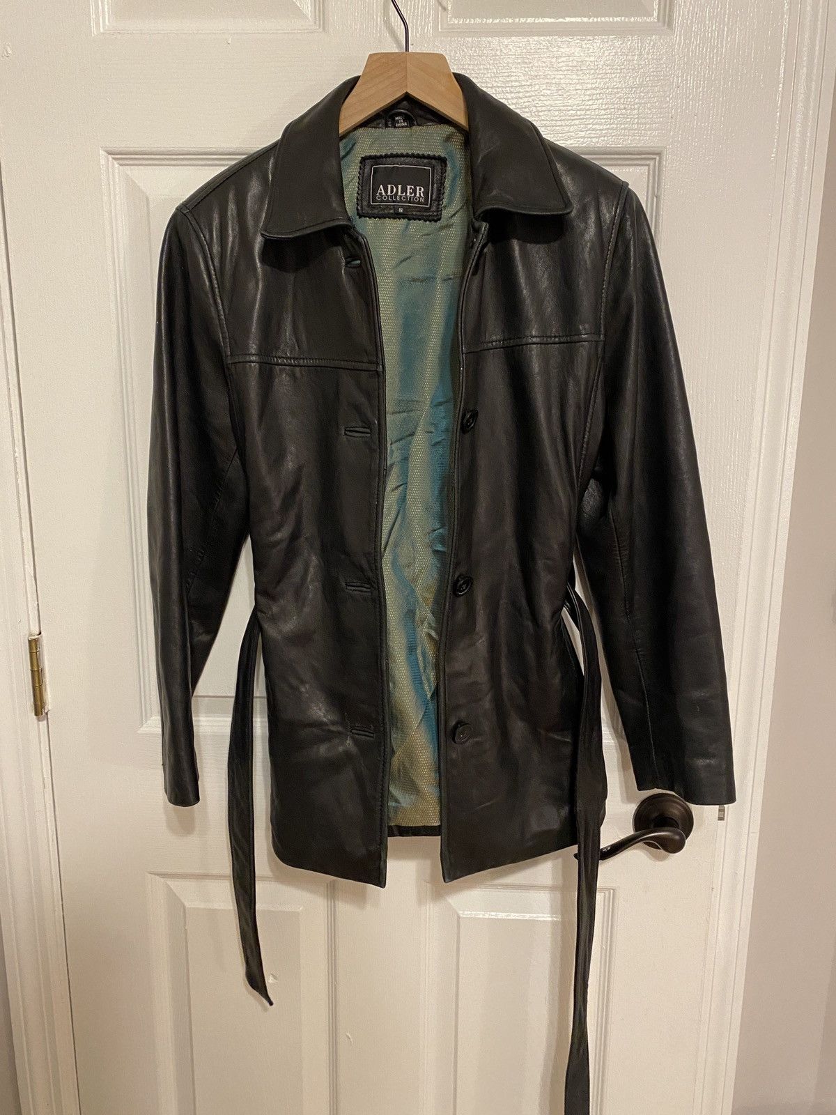 Adler Adler Collection Black Lamb Skin Leather Jacket | Grailed