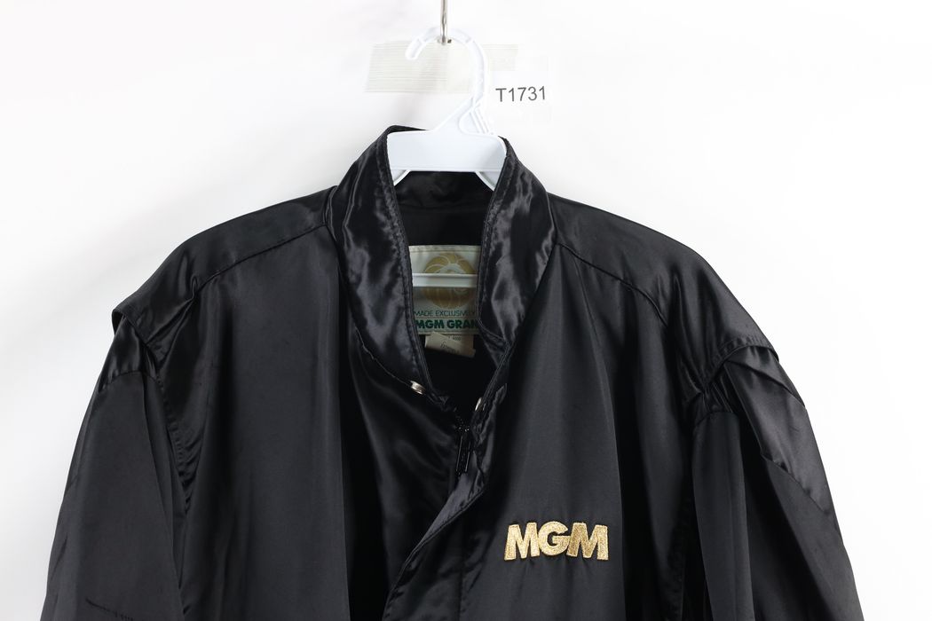 Vintage Vintage 90s MGM Grand Double Sided Satin Bomber Jacket USA ...
