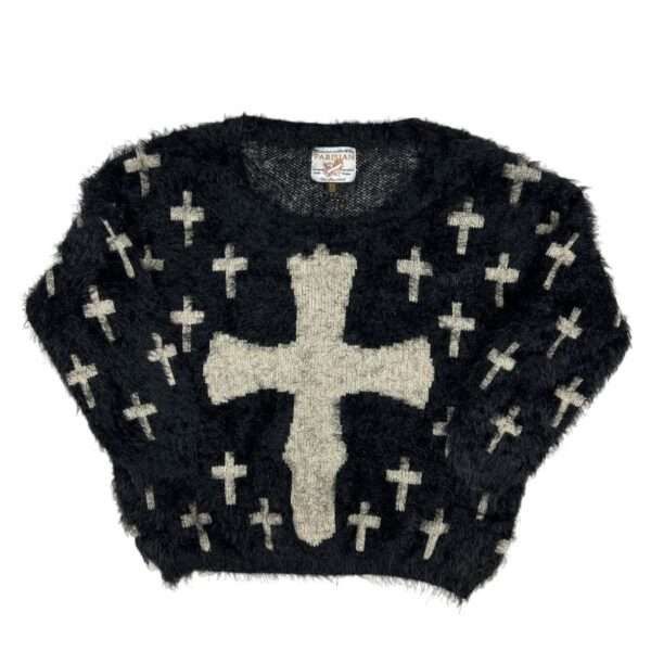 Vintage Vintage Y2K Cyber Crosses Sweater | Grailed