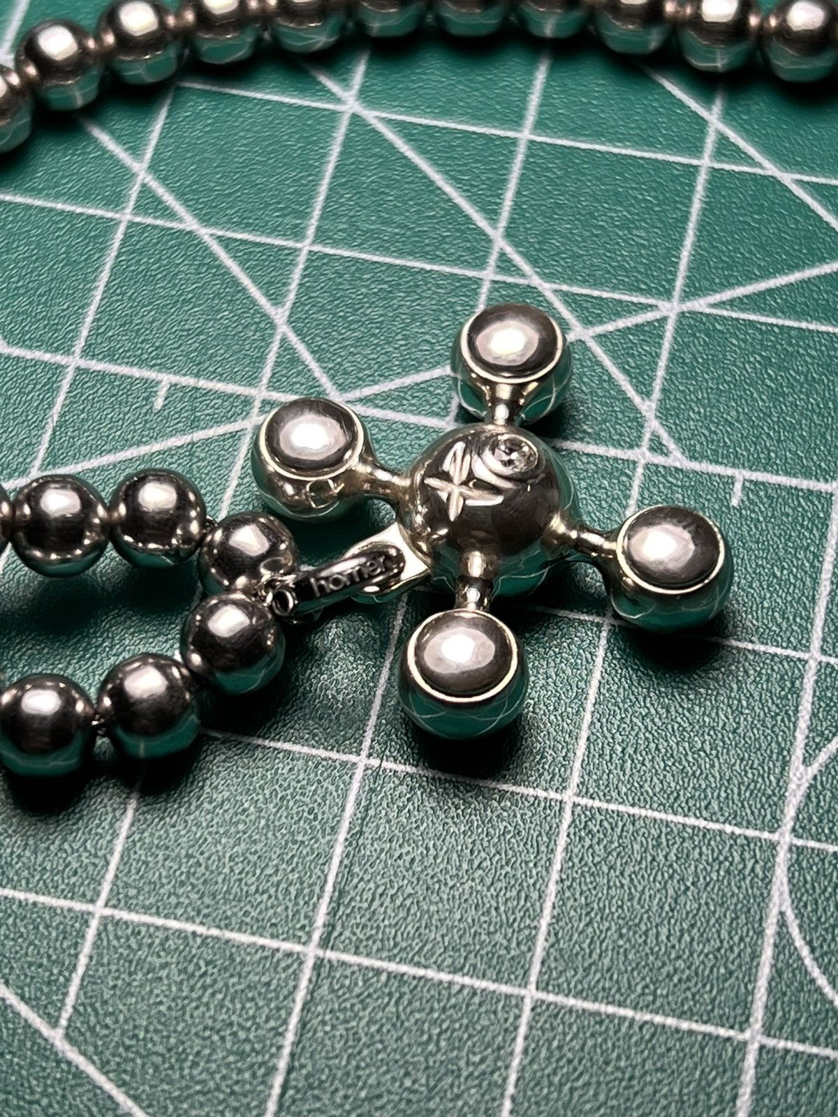 Frank Ocean × Homer Homer Silver Sphere Legs Pendant Necklace | Grailed