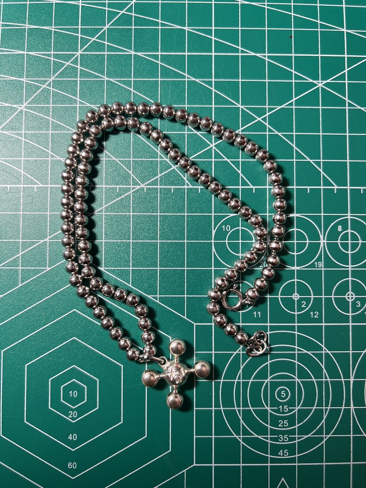 Frank Ocean × Homer Homer Silver Sphere Legs Pendant Necklace | Grailed