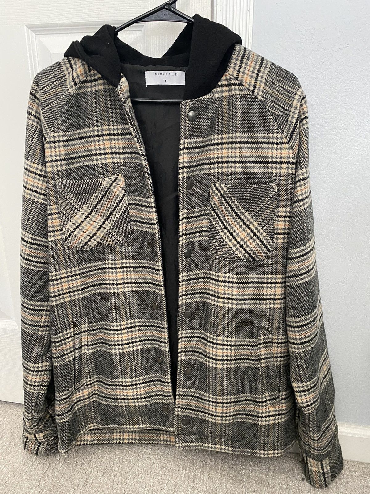 Richie Le Collection Richie Le Collection Hooded Flannel | Grailed