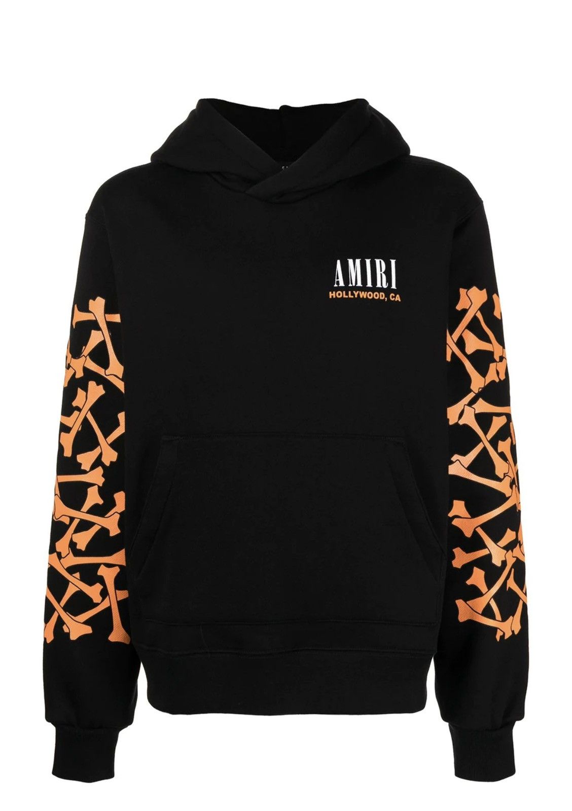 Amiri AMIRI Bones logo print hoodie | Grailed
