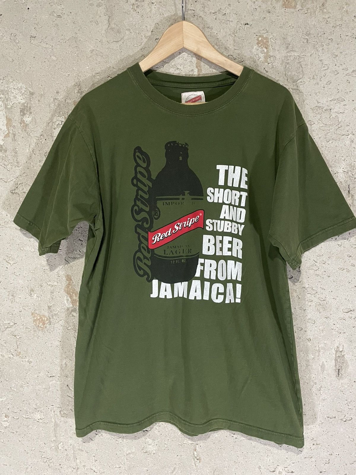 Vintage Stubby Red Stripe Beer Jamaica souvenir Caribbean vacation ...