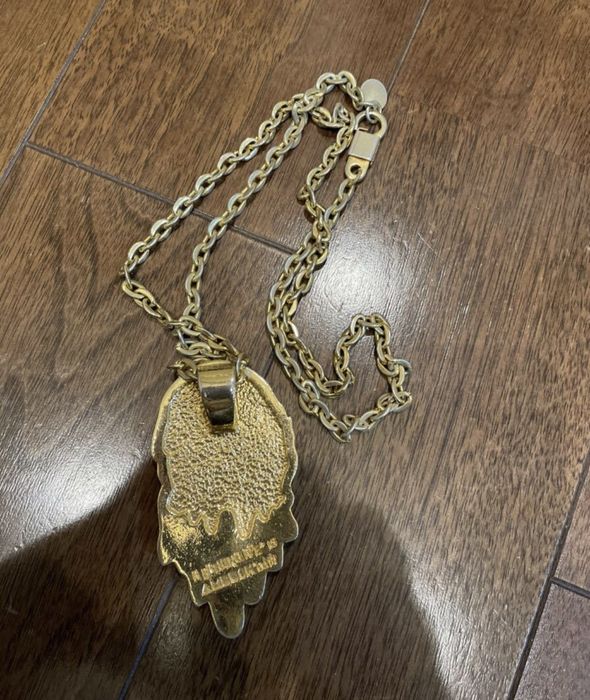 Bape Bape x Ambush necklace ape face gold | Grailed