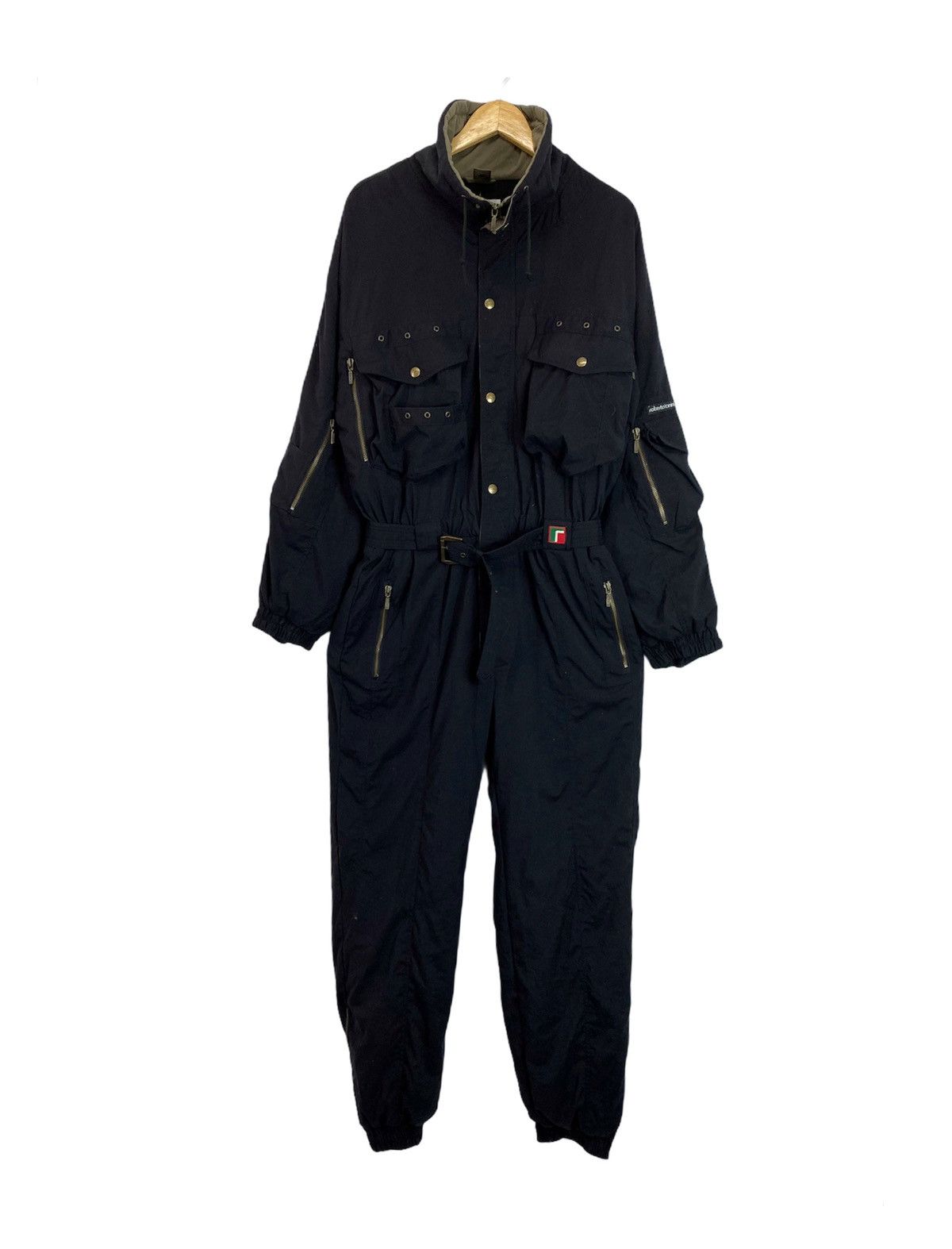 Japanese Brand Nice Roberta Tonini Multipocket Parachute Overall Jacket ...