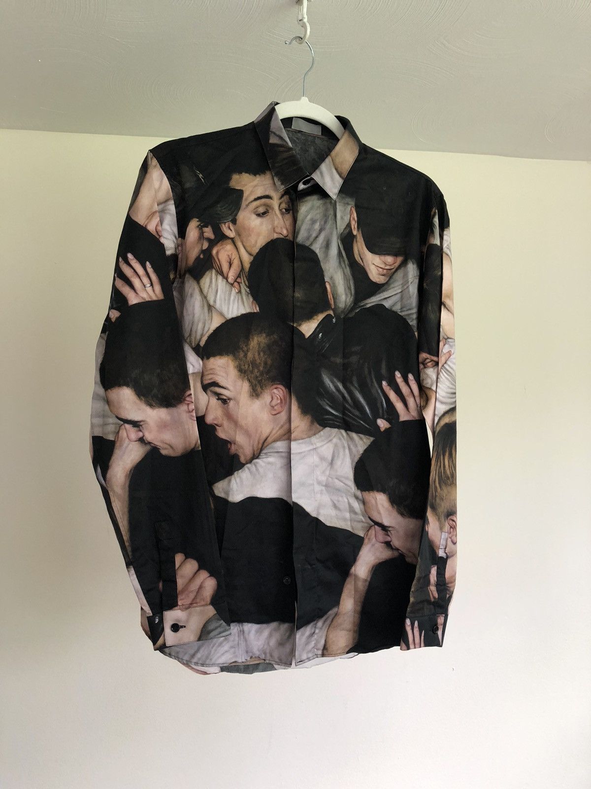 Dior Dior Homme x Dan Witz Moshpit Button Up Shirt | Grailed