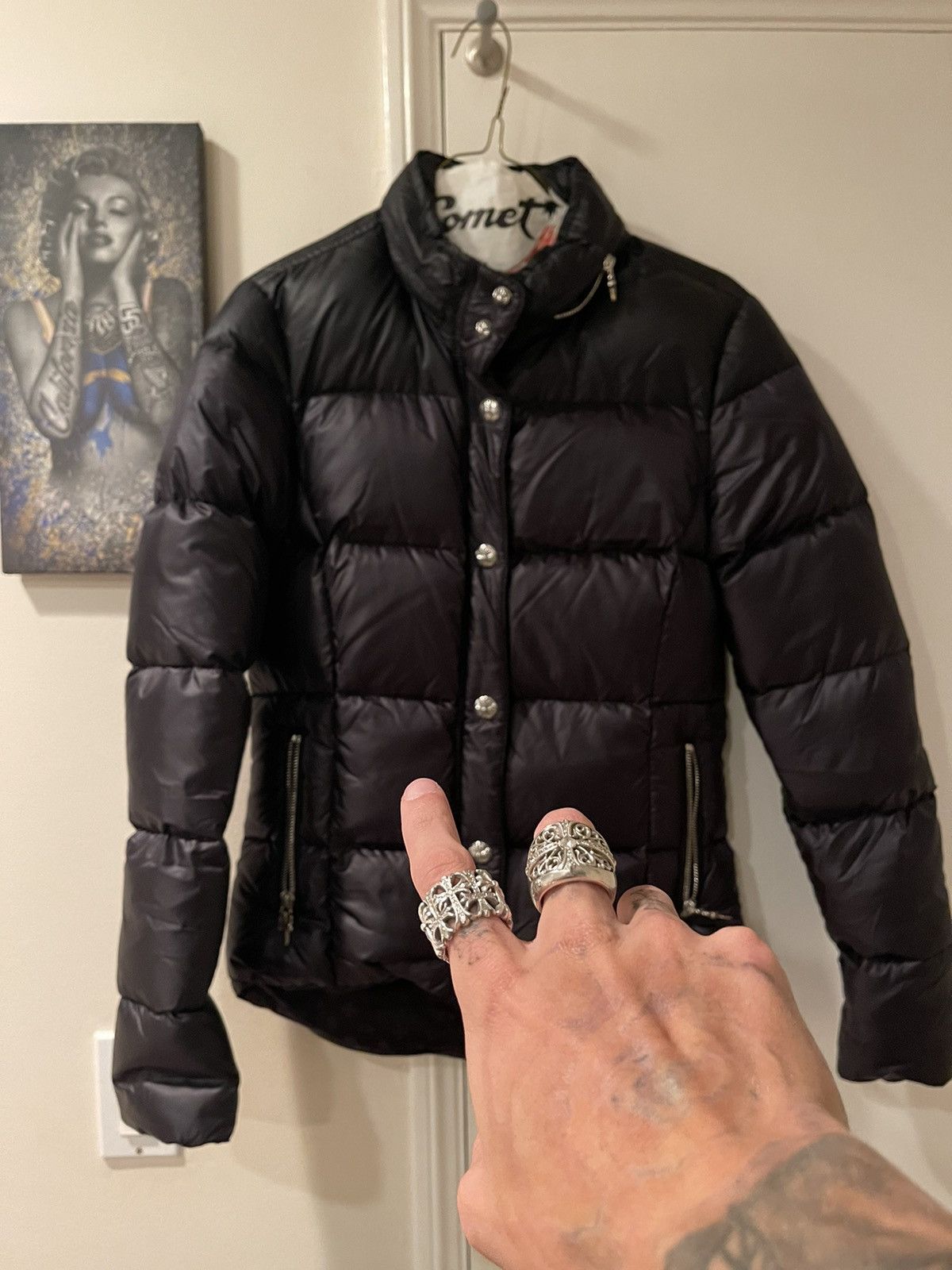 Chrome Hearts *Rare Find* Puffer Jacket | Grailed