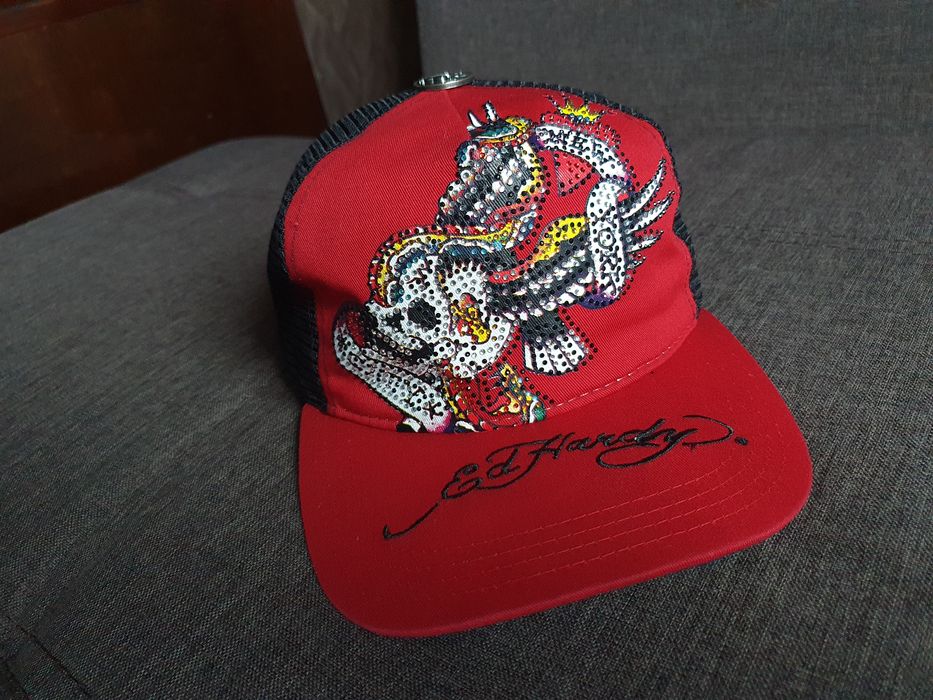 Ed Hardy Ed Hardy cap trucker | Grailed