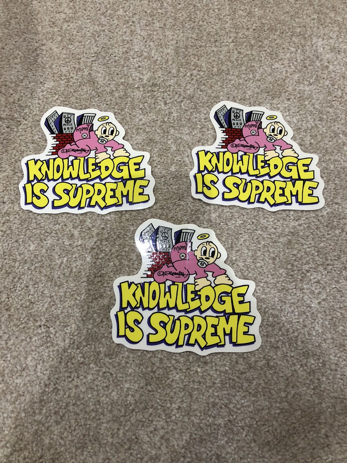 Supreme Supreme “knowledge is supreme” sticker | Grailed