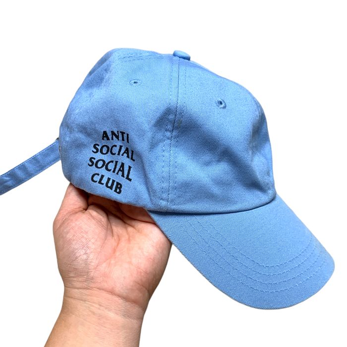 Anti Social Social Club Anti Social Social Club Blue Baseball Hat Cap ...