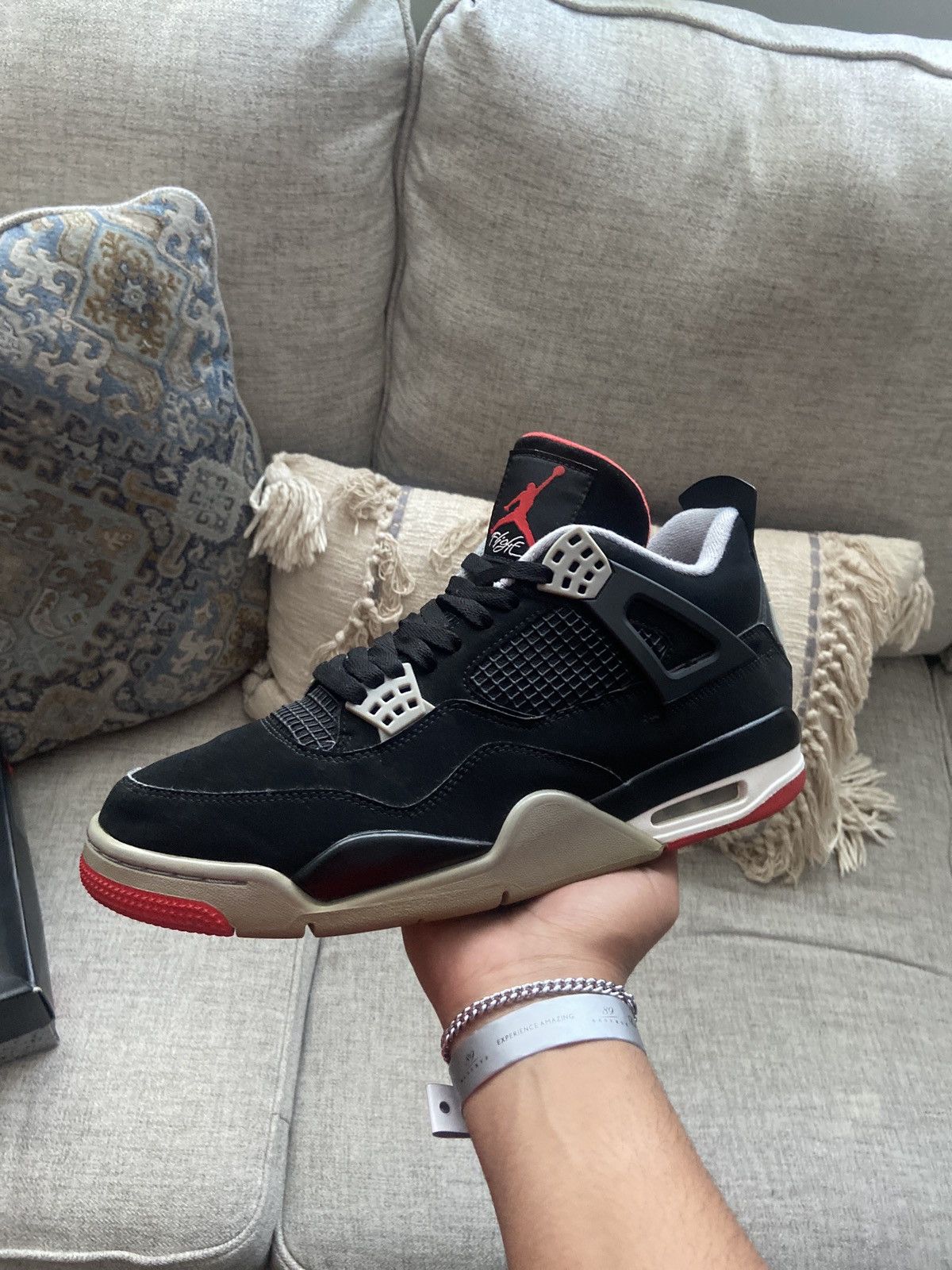 Jordan Brand × Nike Air Jordan 4 Retro OG ‘Bred’ 2019 - Size 11 | Grailed