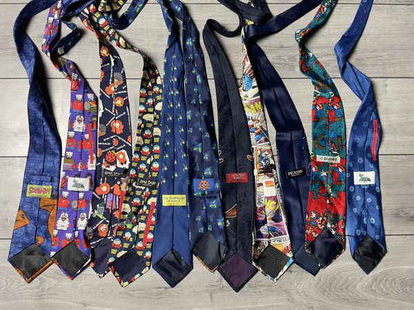 Vintage Disney anima ties pack 11x Simpsons Warner bros south park ...