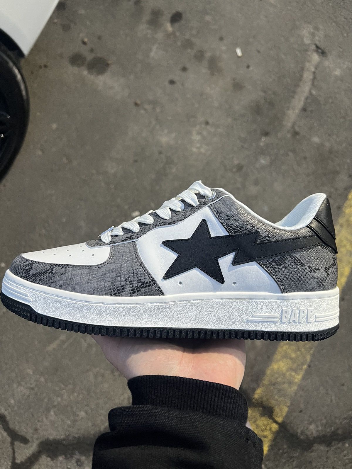 Bape A Bathing Ape Bape Sta Snake Skin Black | Grailed