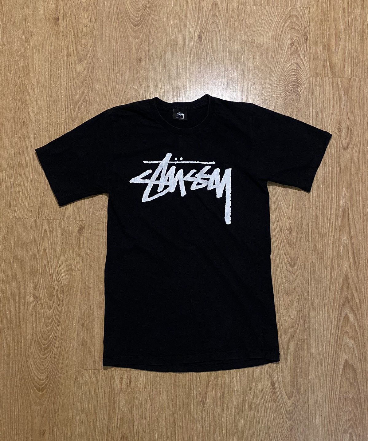 Stussy Stussy t shirt front big logo | Grailed