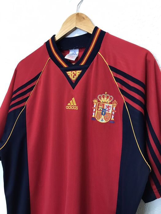 Adidas Adidas Spain 🇪🇸 1998 Home Kit Soccer Jersey World Cup | Grailed