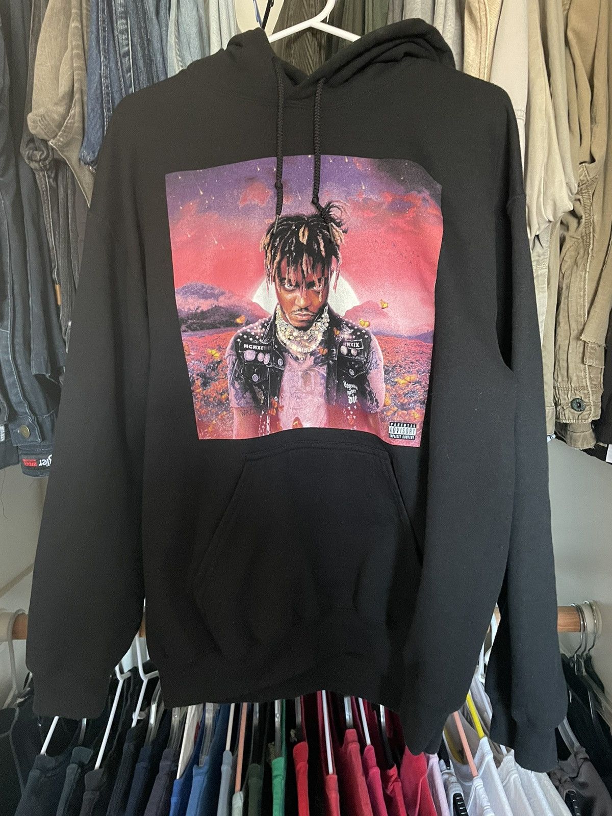 Band Tees × Streetwear Juice Wrld Hoodie Merch | Grailed