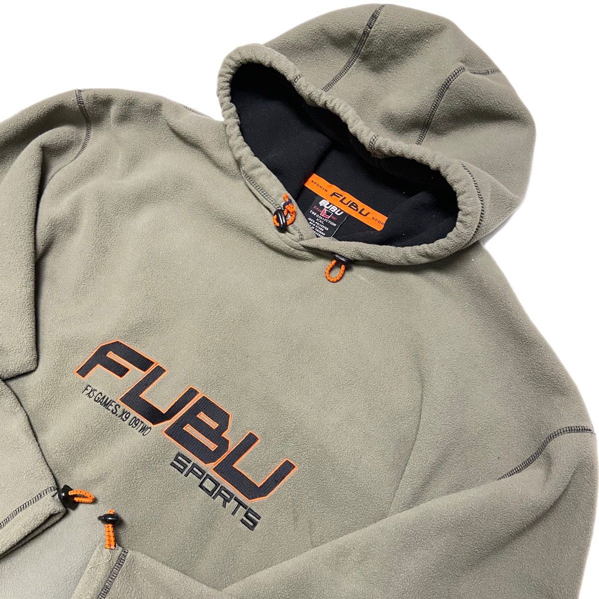 Fubu Vintage 90’s Fubu Sports Heavy Fleece Pullover Jacket Rare | Grailed