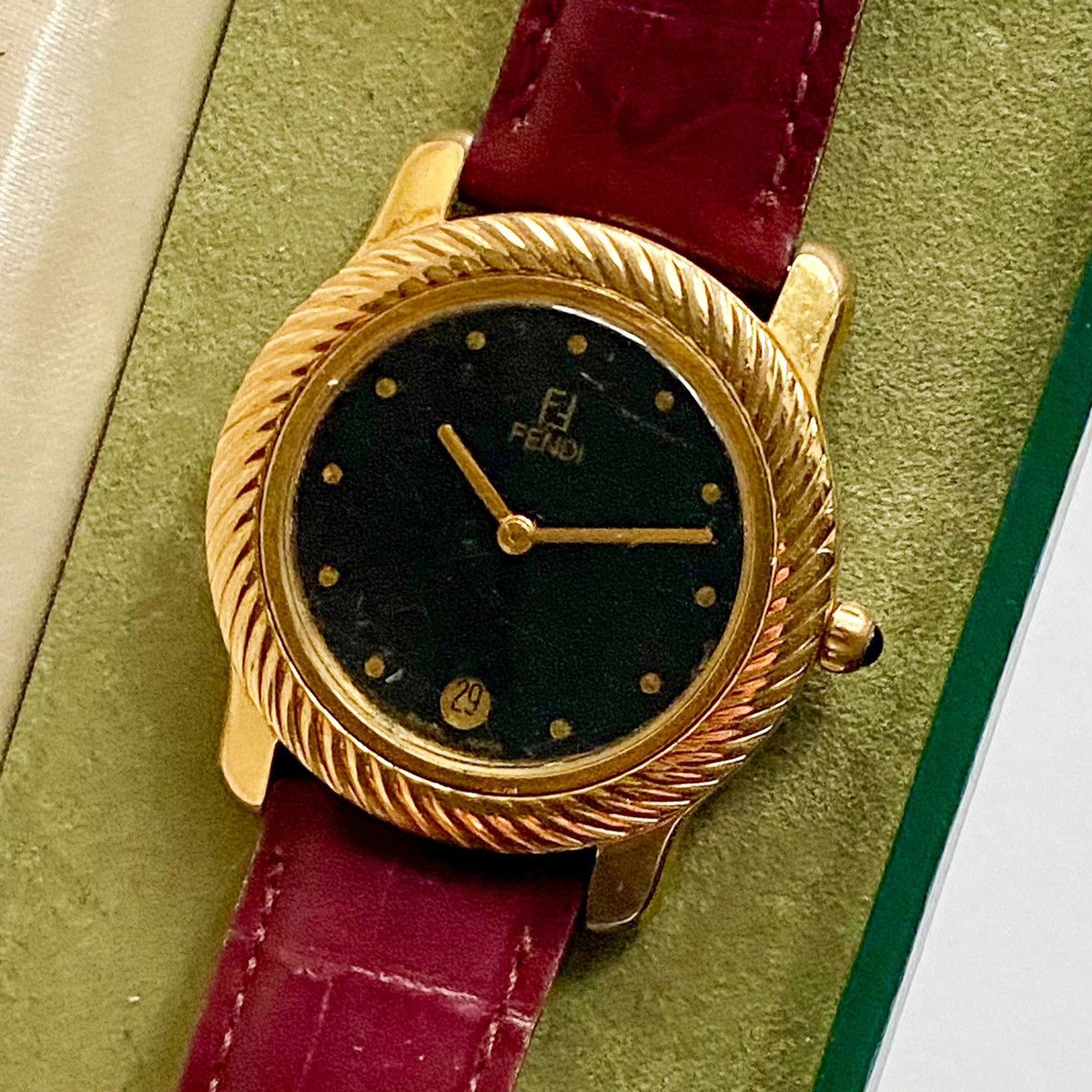 Fendi Fendi Authentic Rare Men’s Watch 18k Gold Plated | Grailed