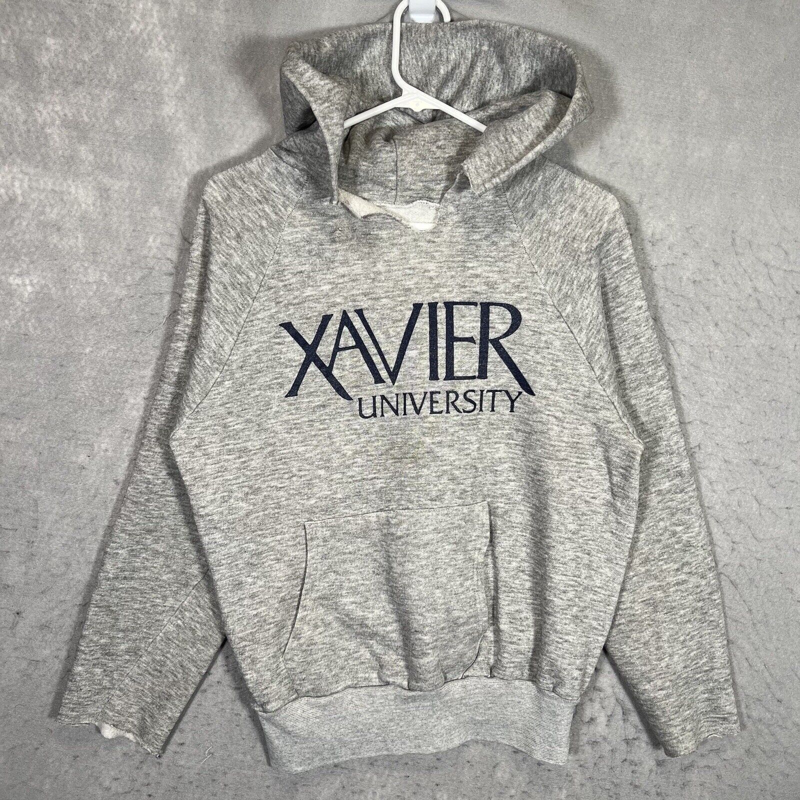 Vintage A1 Vintage 80s Xavier University Hoodie Sweatshirt Adult Medium ...