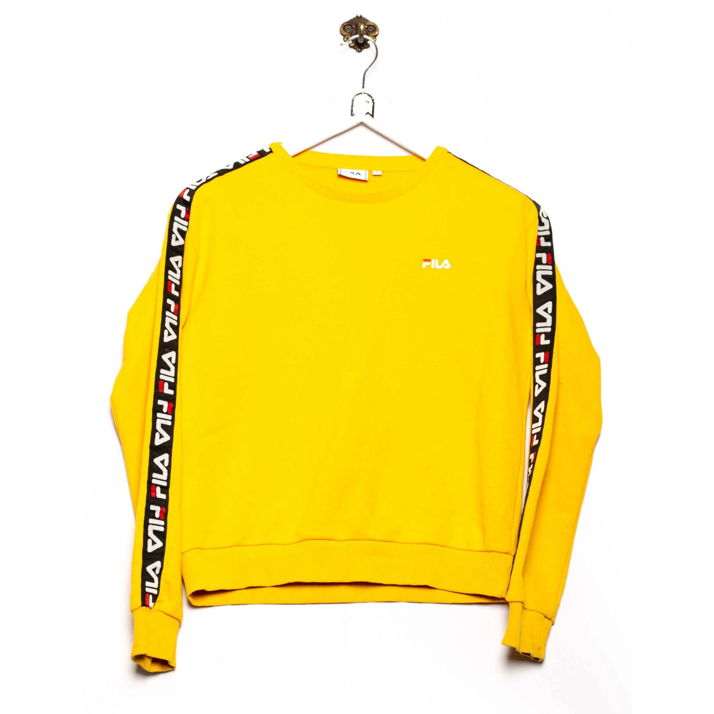 Fila Fila Sweatshirt Fila Armprint Patch Yellow | Grailed