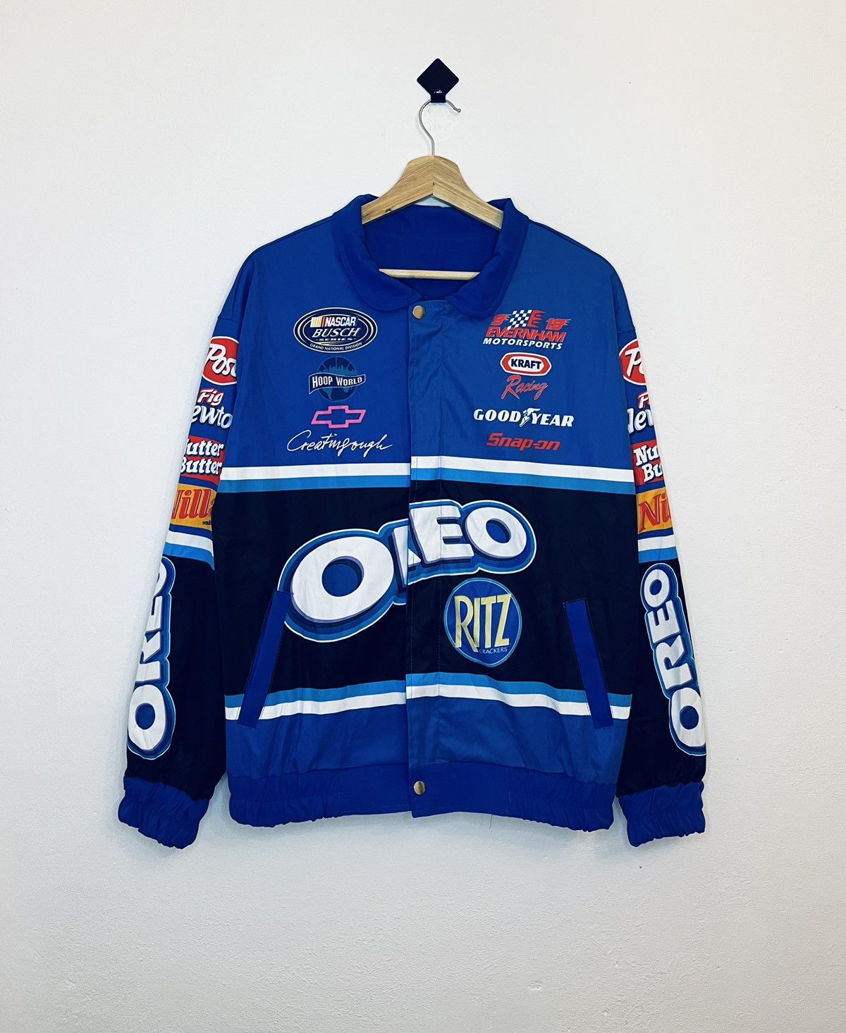 NASCAR × Racing × Vintage Chevrolet NASCAR Racing Oreo jacket | Grailed