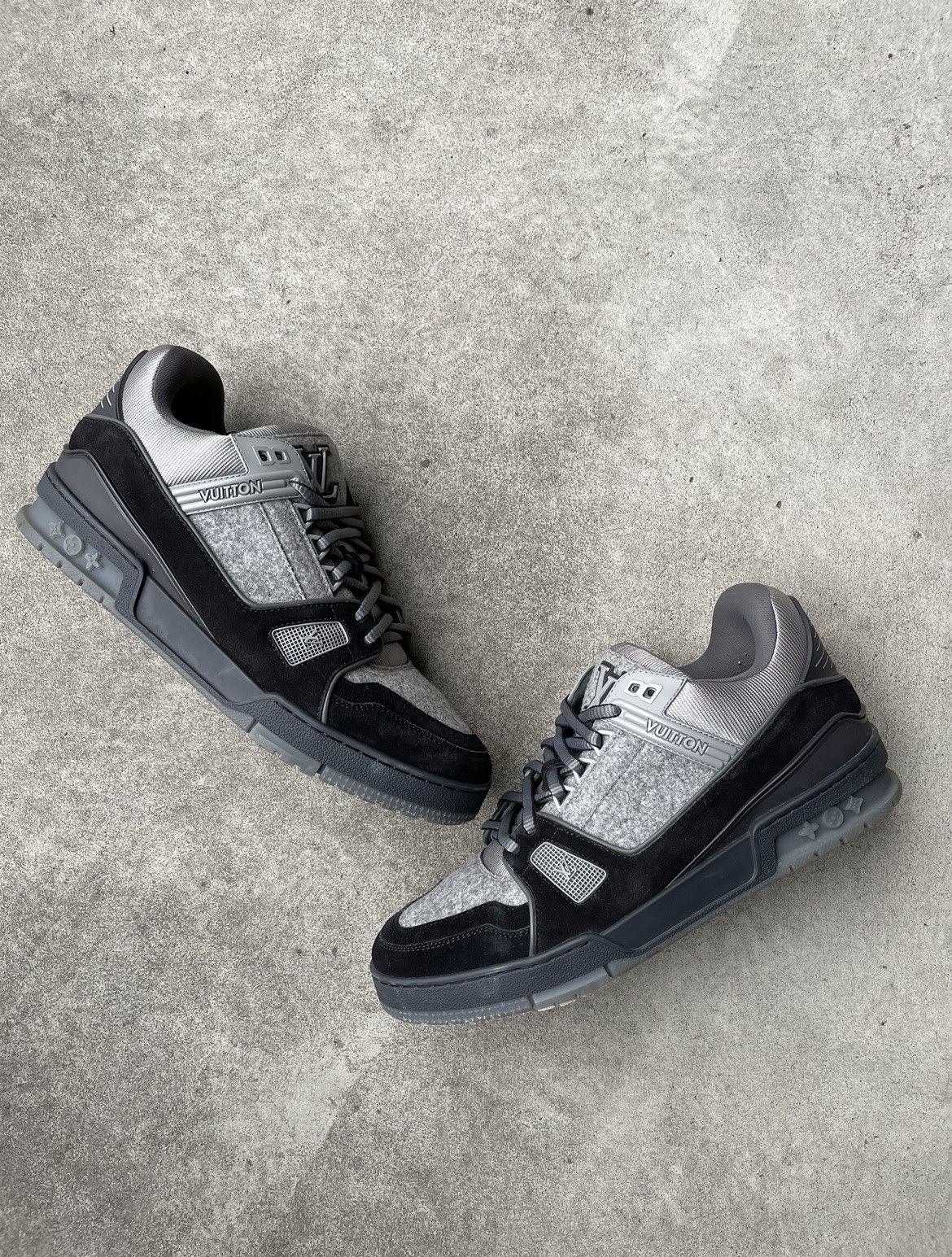 Louis Vuitton × Virgil Abloh Low Cut Pop Smoke LV Trainers | Grailed