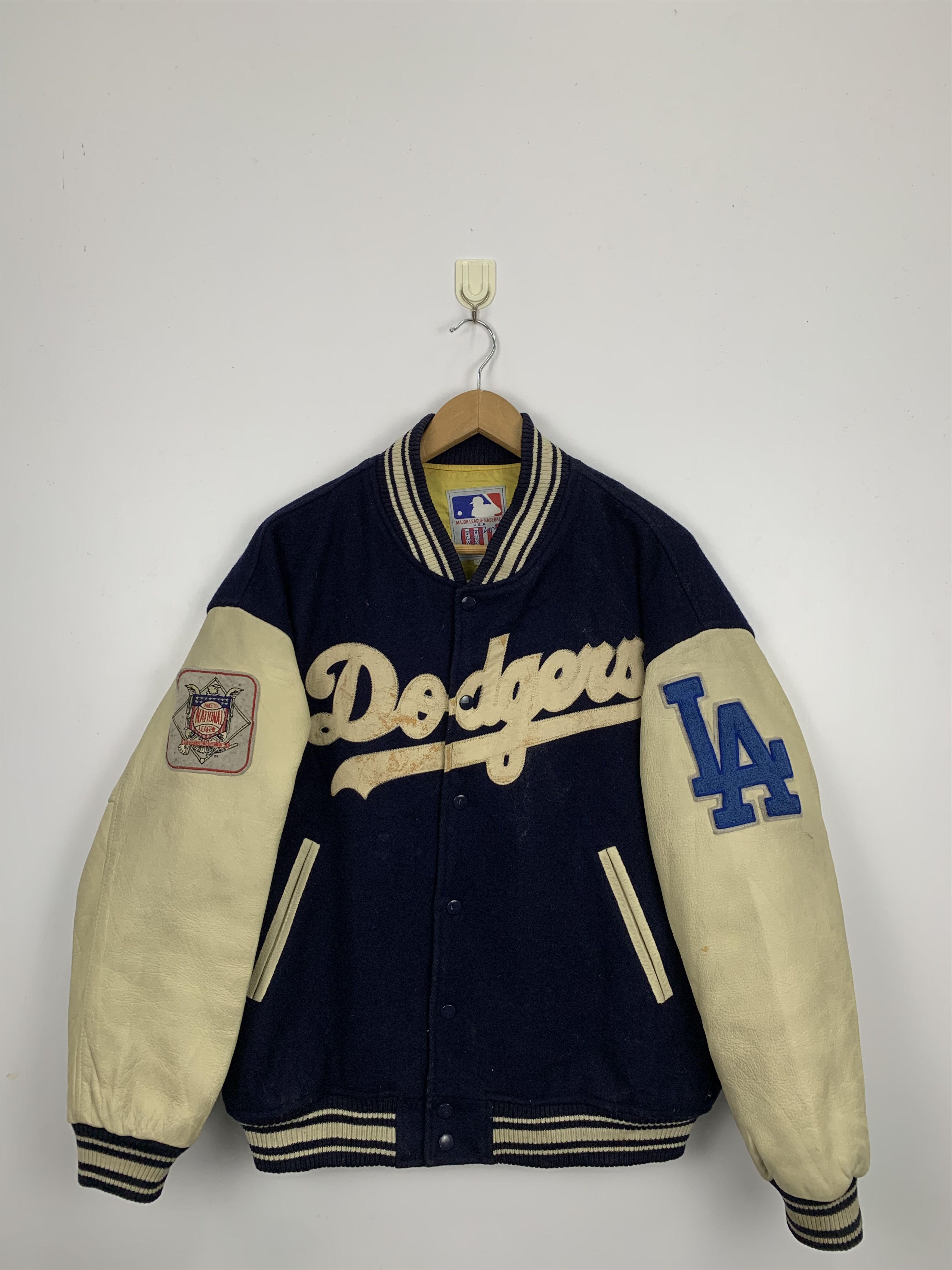 MLB × Varsity Jacket × Vintage Vintage Major League Baseball Dodgers ...