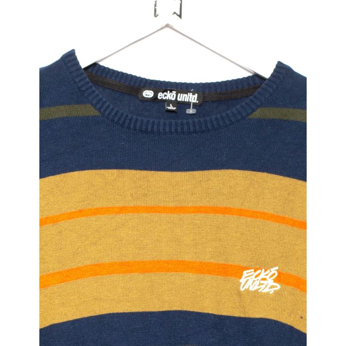 Ecko Unltd. Unltd Ecko Sweater Logo Embroidery Blue | Grailed